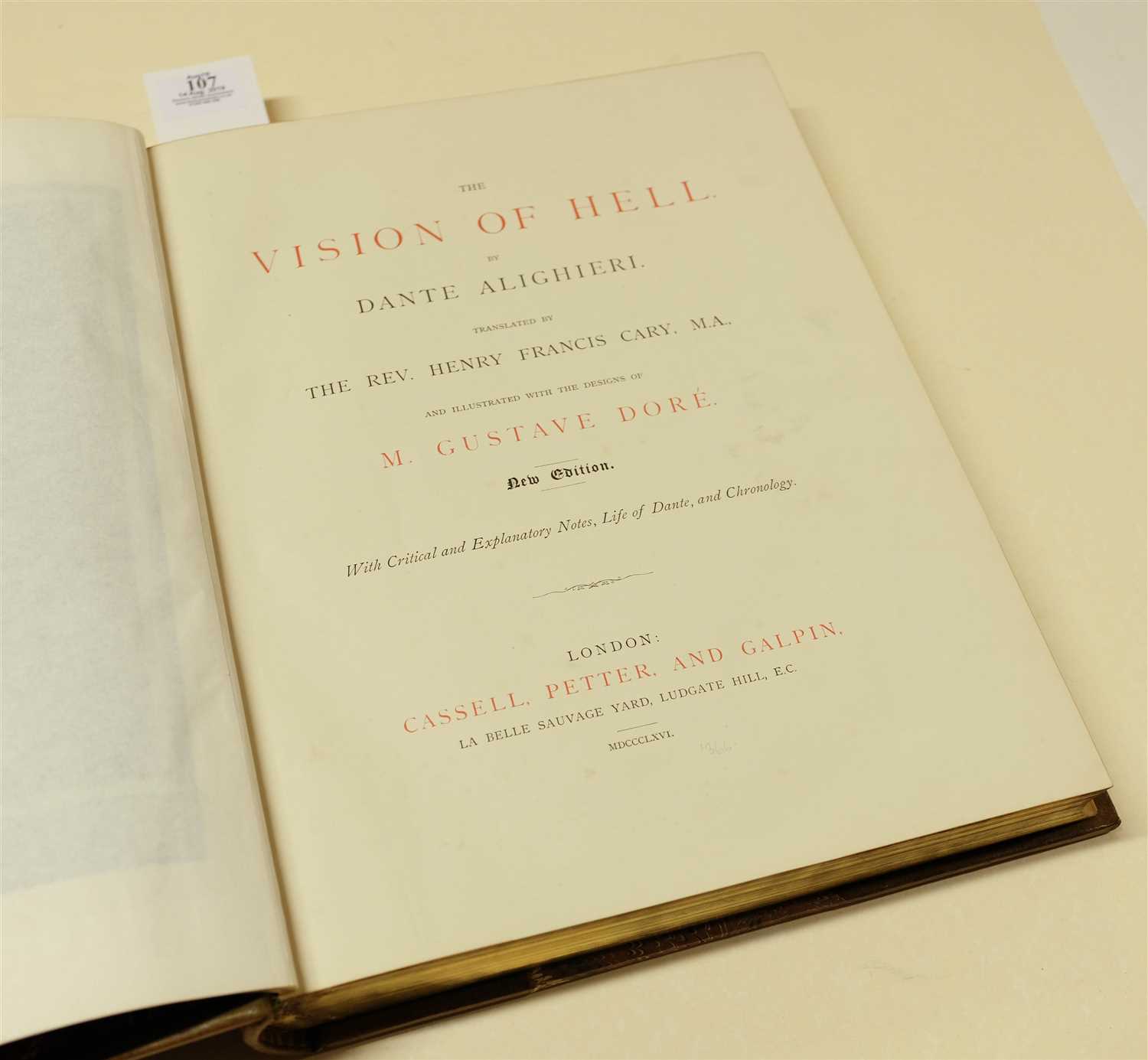 Lot 107 - Doré (Gustave, illustrator). The Vision of
