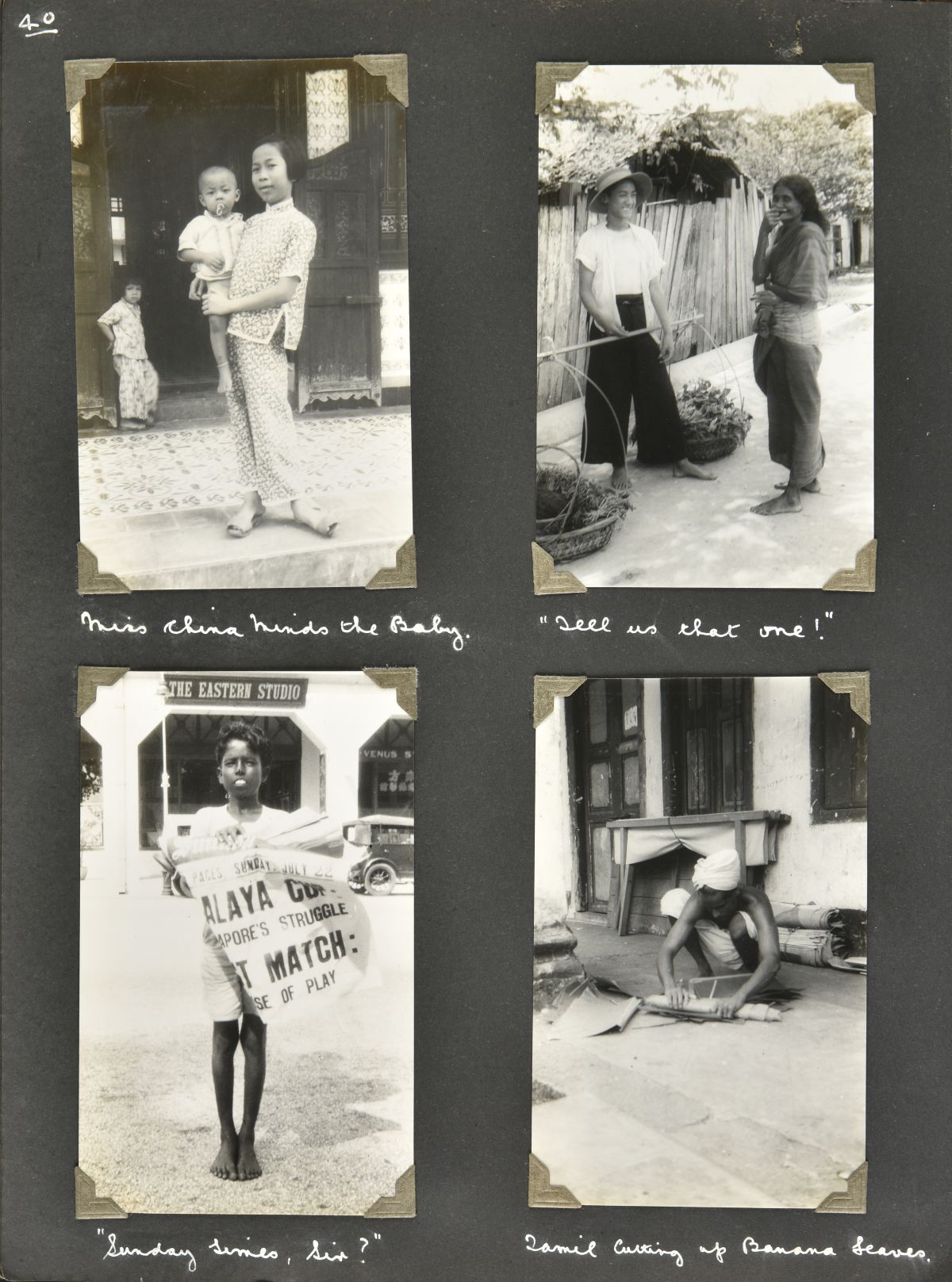 Lot 171 - Singapore. An album of 206 real photo