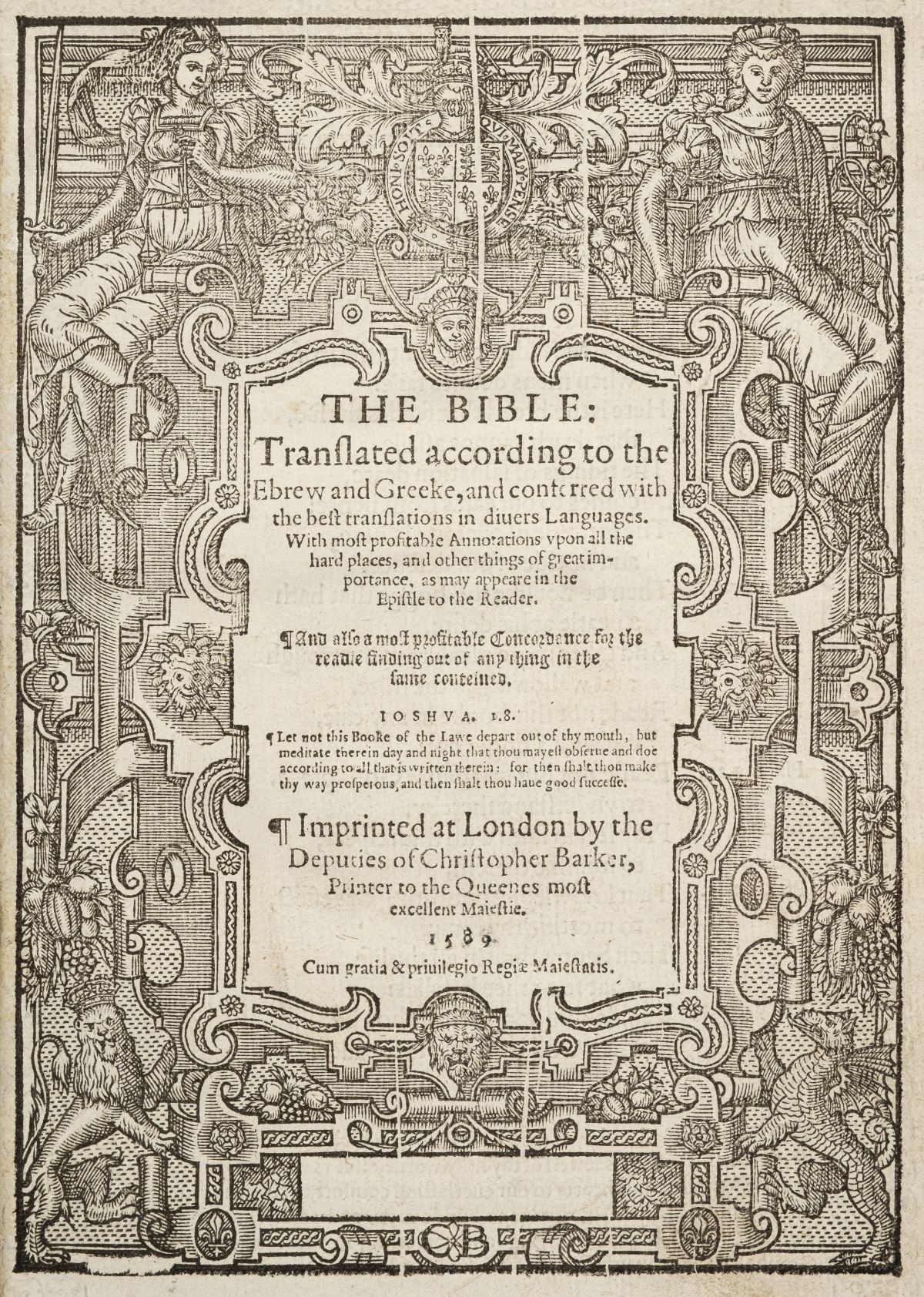 Lot 235 - Bible [English]. The Bible..., London: