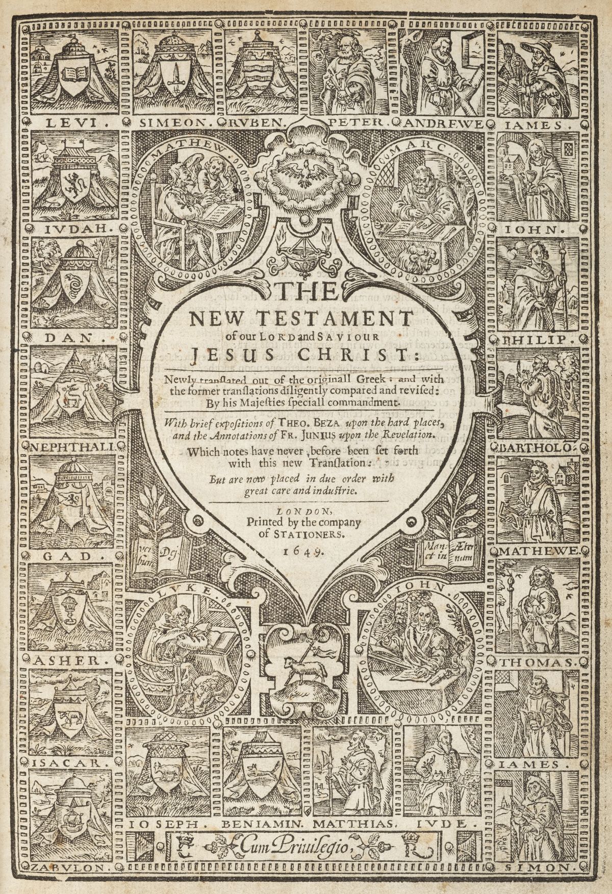 Lot 253 - Bible [English]. [The Holy Bible..., London: