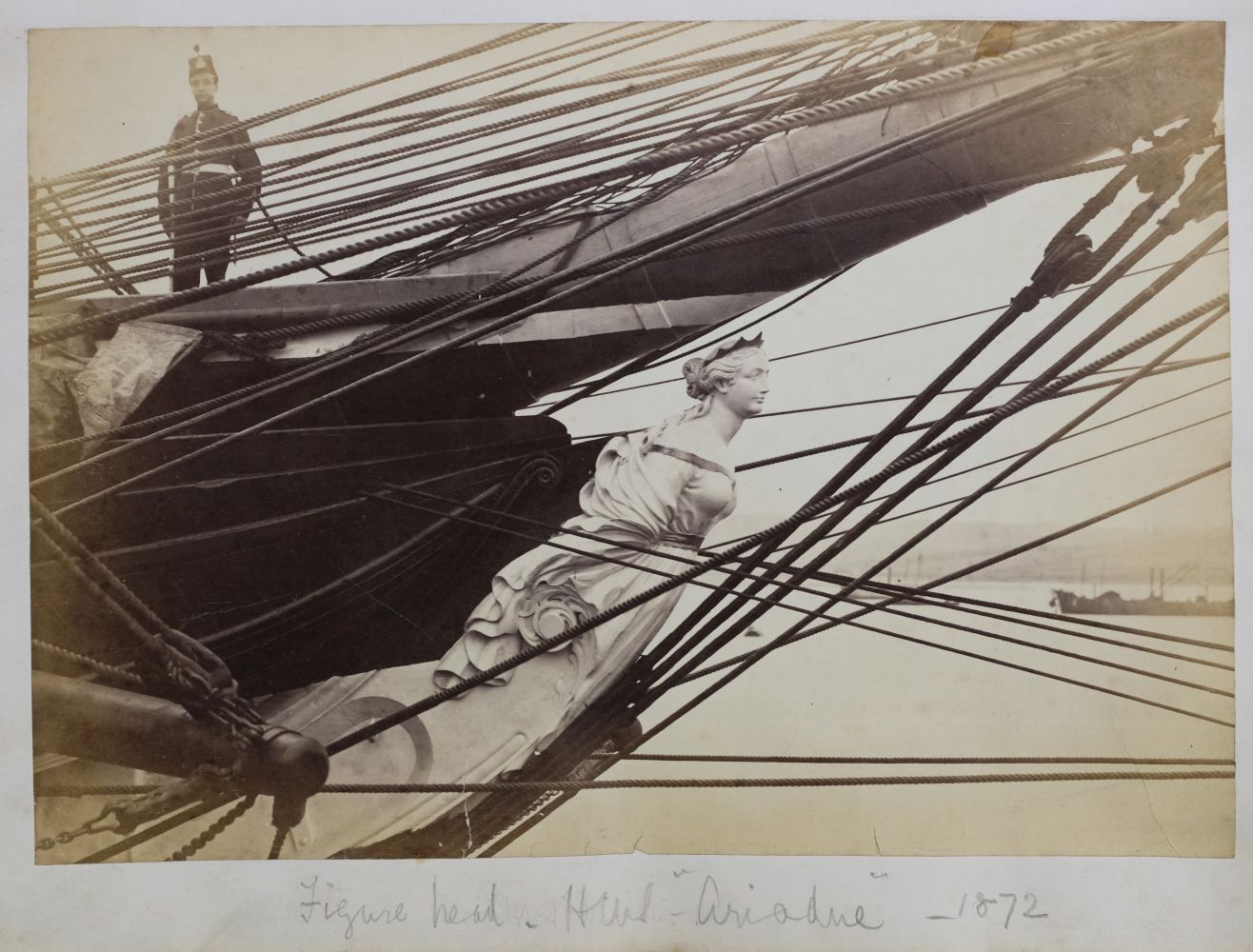 Lot 93 - Naval Album. A photograph album compiled by