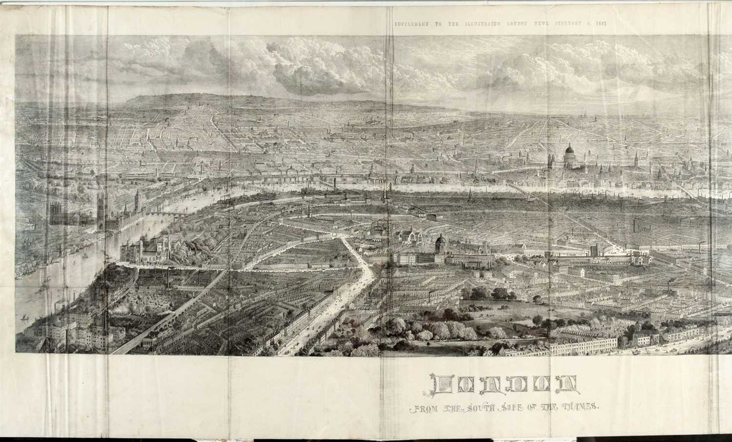 Lot 80 - London. Illustrated London News, 1861,