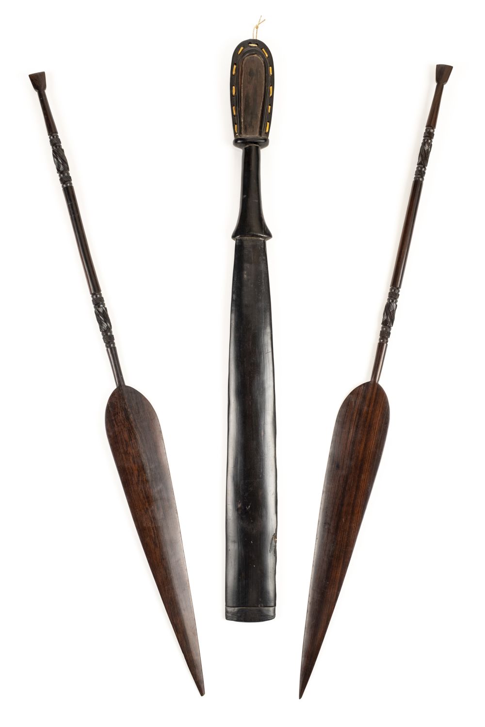 Lot 117 - Tribal club. A South Sea Islands hardwood