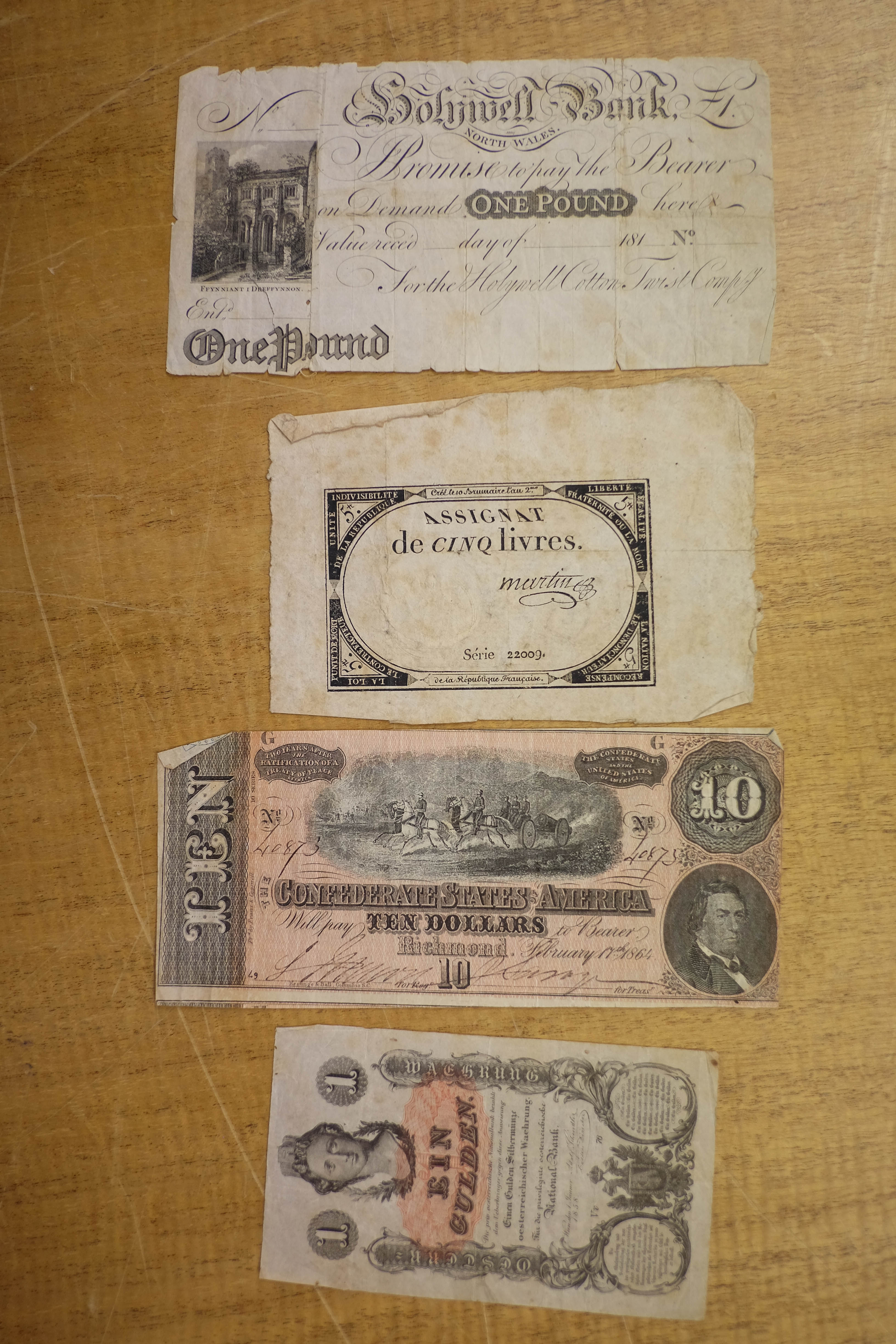 Lot 46 - Banknotes. 19th century American banknotes