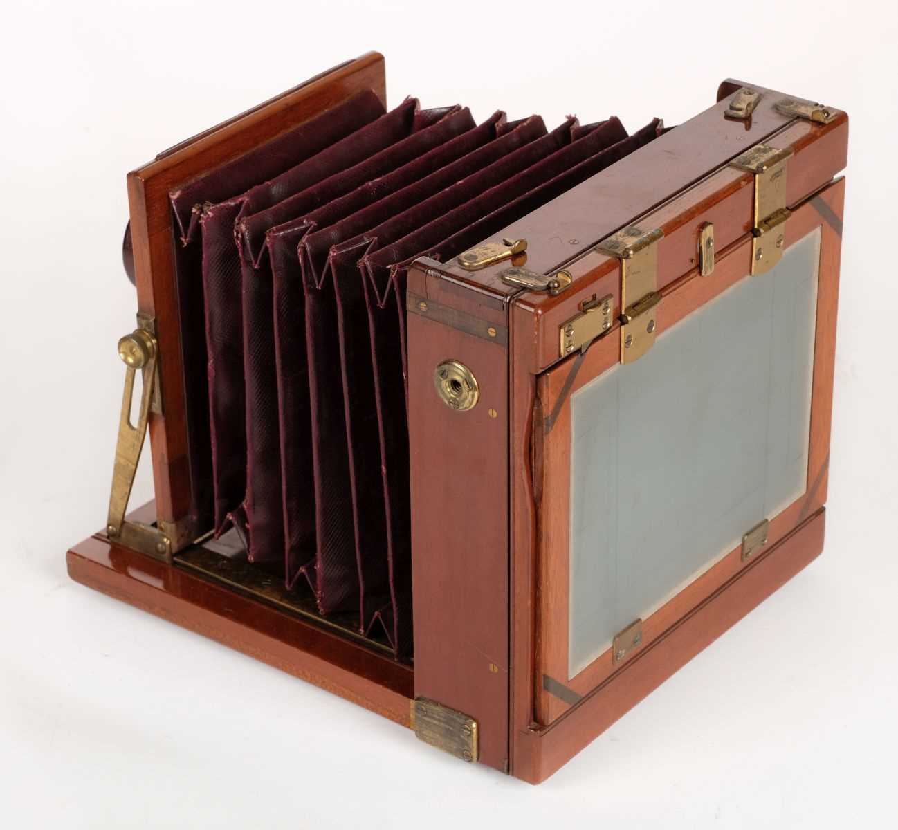 Lot 310 - Houghton 'Victo' half-plate camera, c.1900,