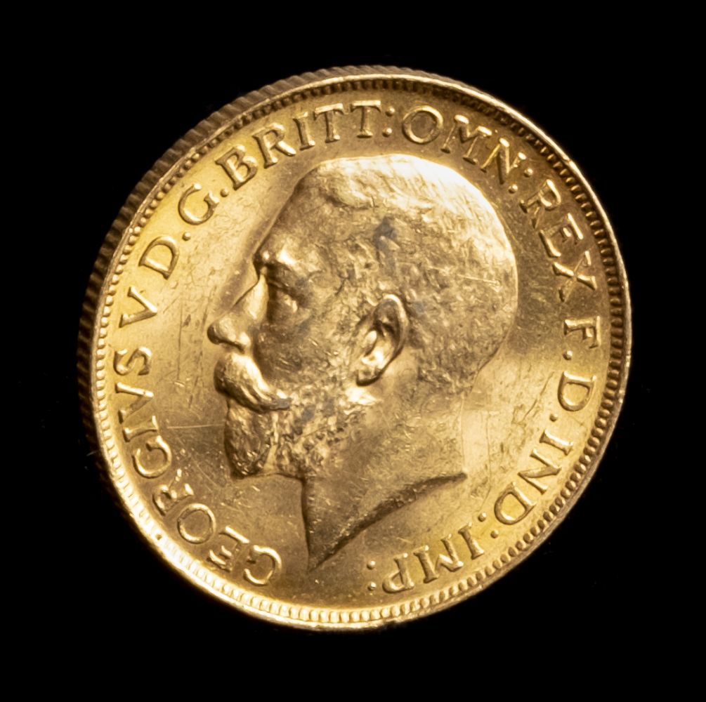 Lot 35 - Sovereign. A full gold sovereign, George V,