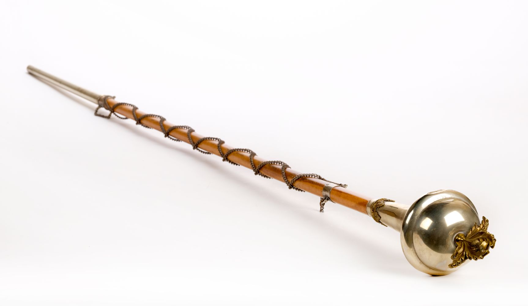 Lot 193 - Regimental mace. A Scottish Drum Major's
