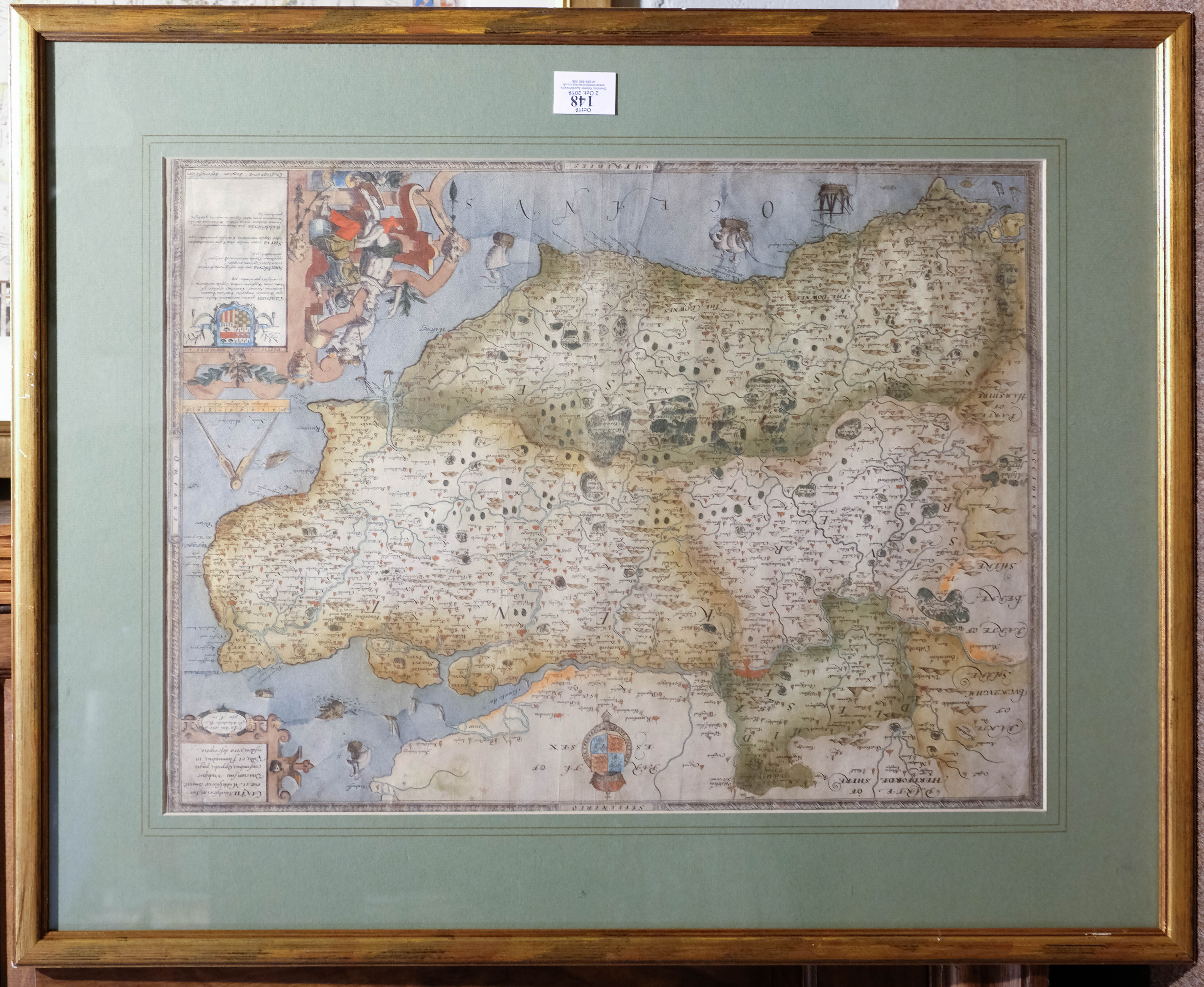 Lot 148 - South East England. Saxton (Christopher),