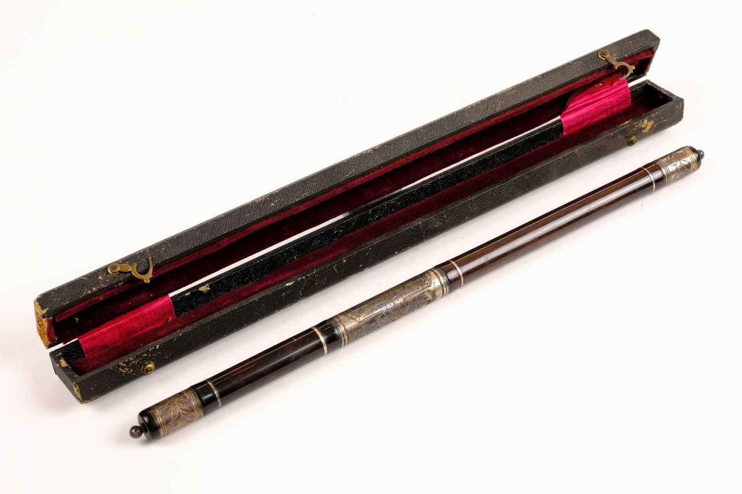 Lot 55 - Conductors baton. A 19th century French