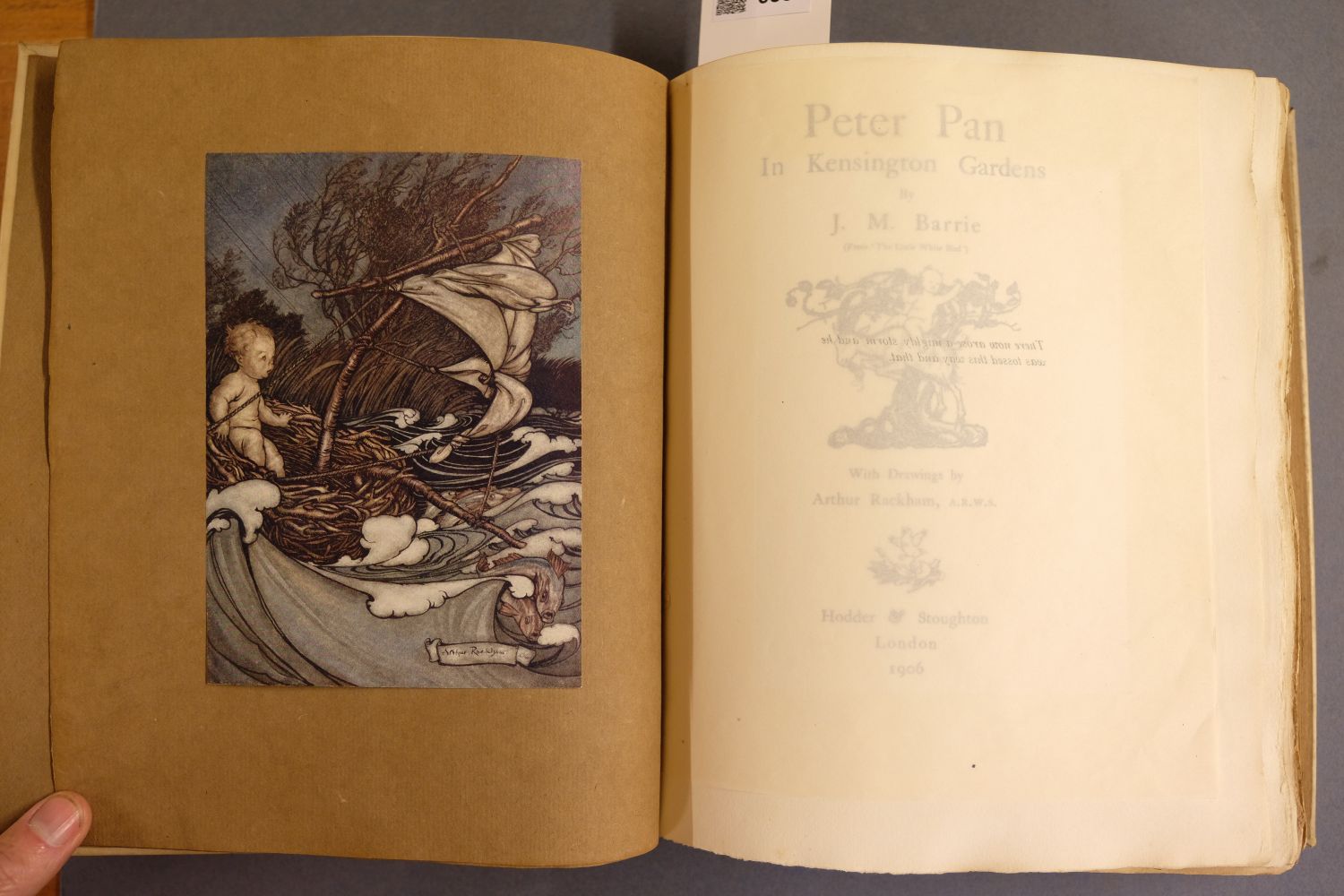 Lot 653 - Rackham (Arthur, illustrator). Peter Pan in