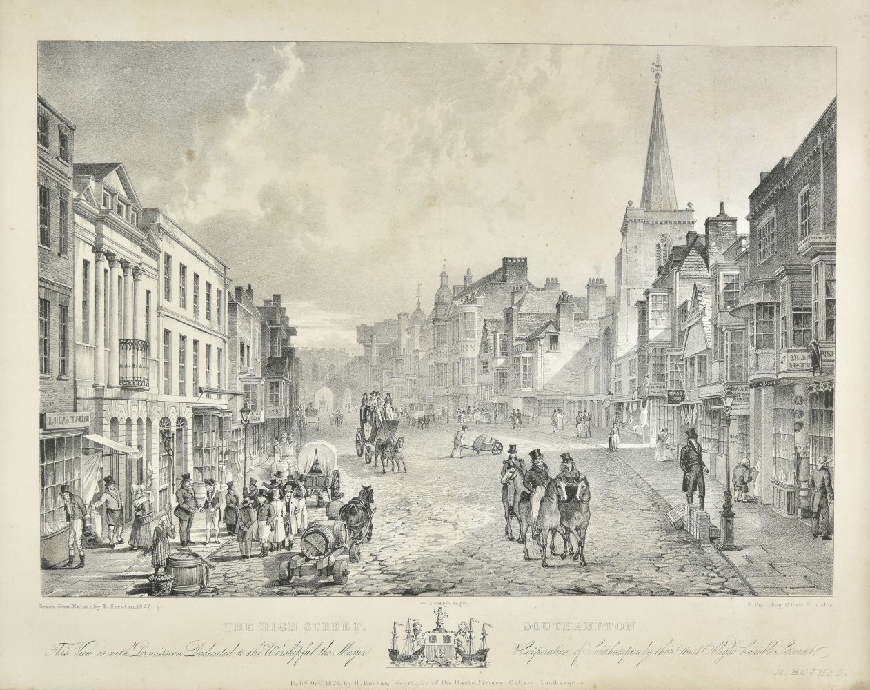 Lot 341 - Southampton. Day (W., lithographer), High