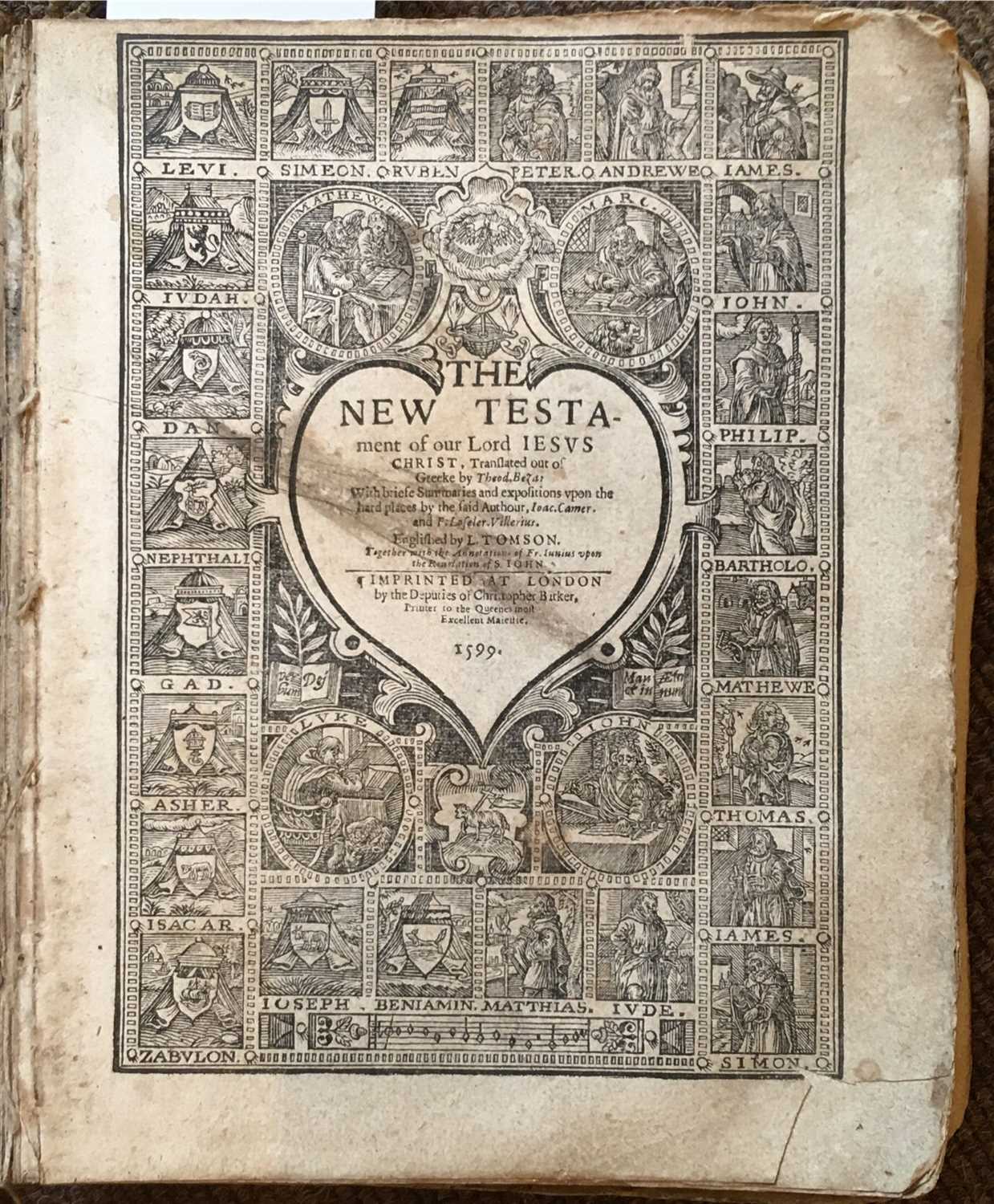 Lot 298 - Bible [English]. [The Bible..., London: