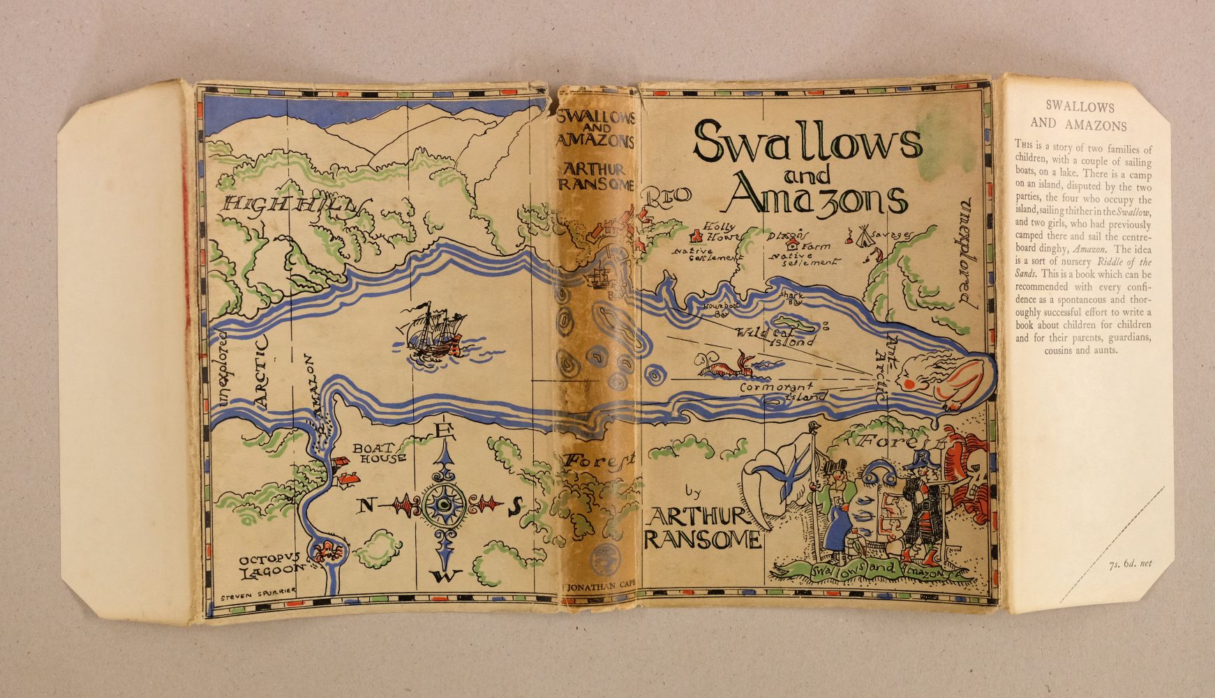 Lot 858 - Ransome (Arthur). 'Swallows and Amazons'. A