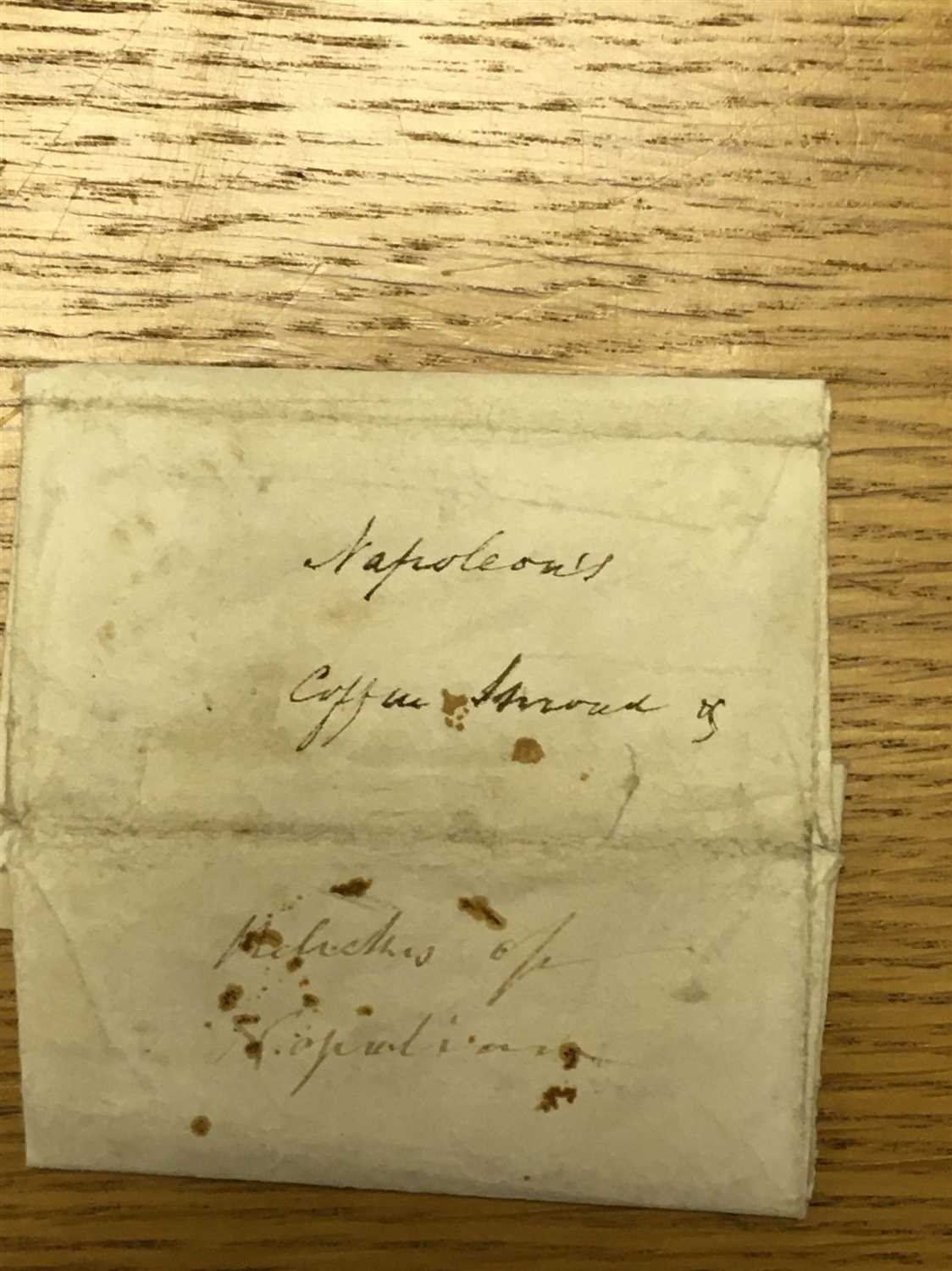 Lot 246 - Napoleon (1769-1821). A letter signed by