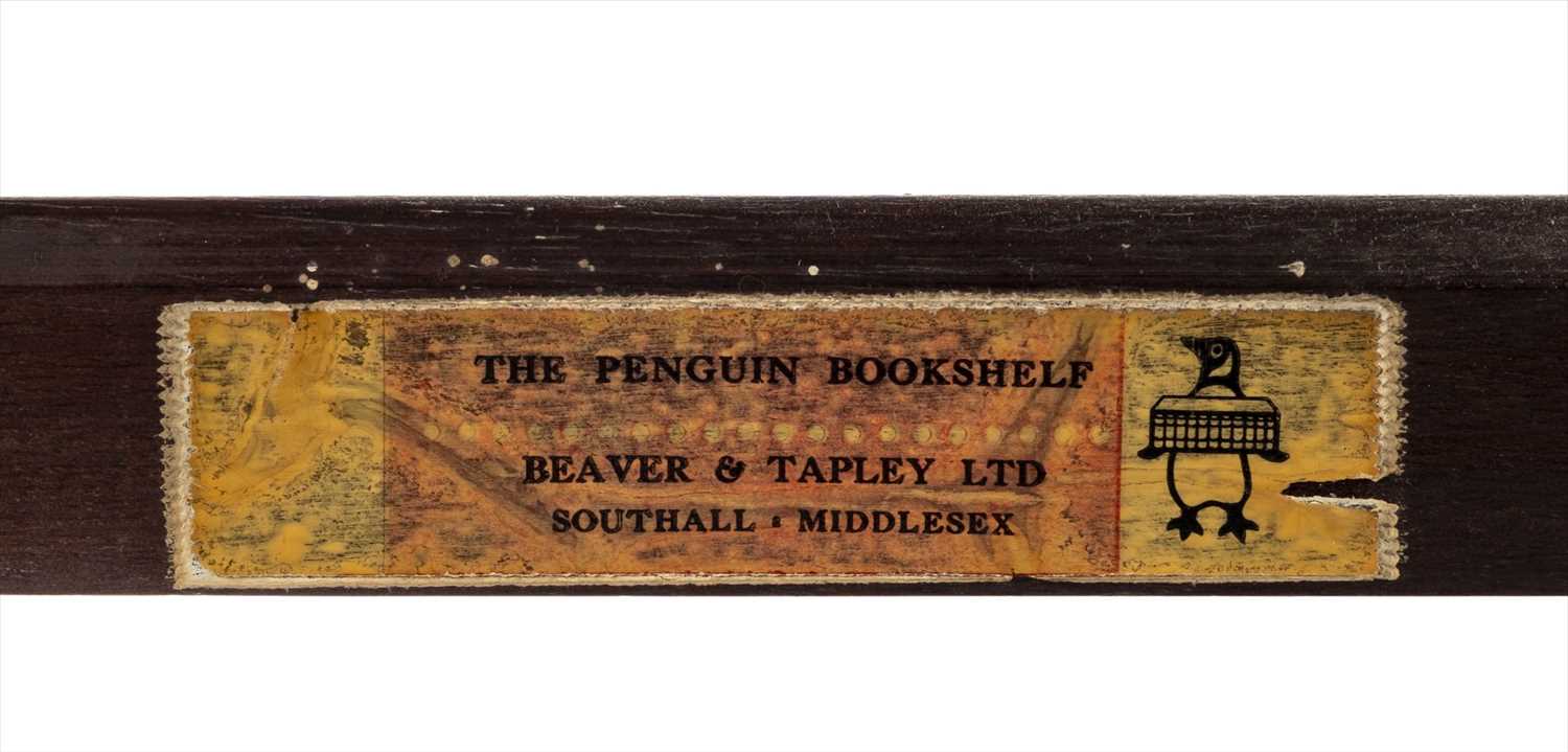 Lot 854 - Penguin Bookshelf. An original Penguin