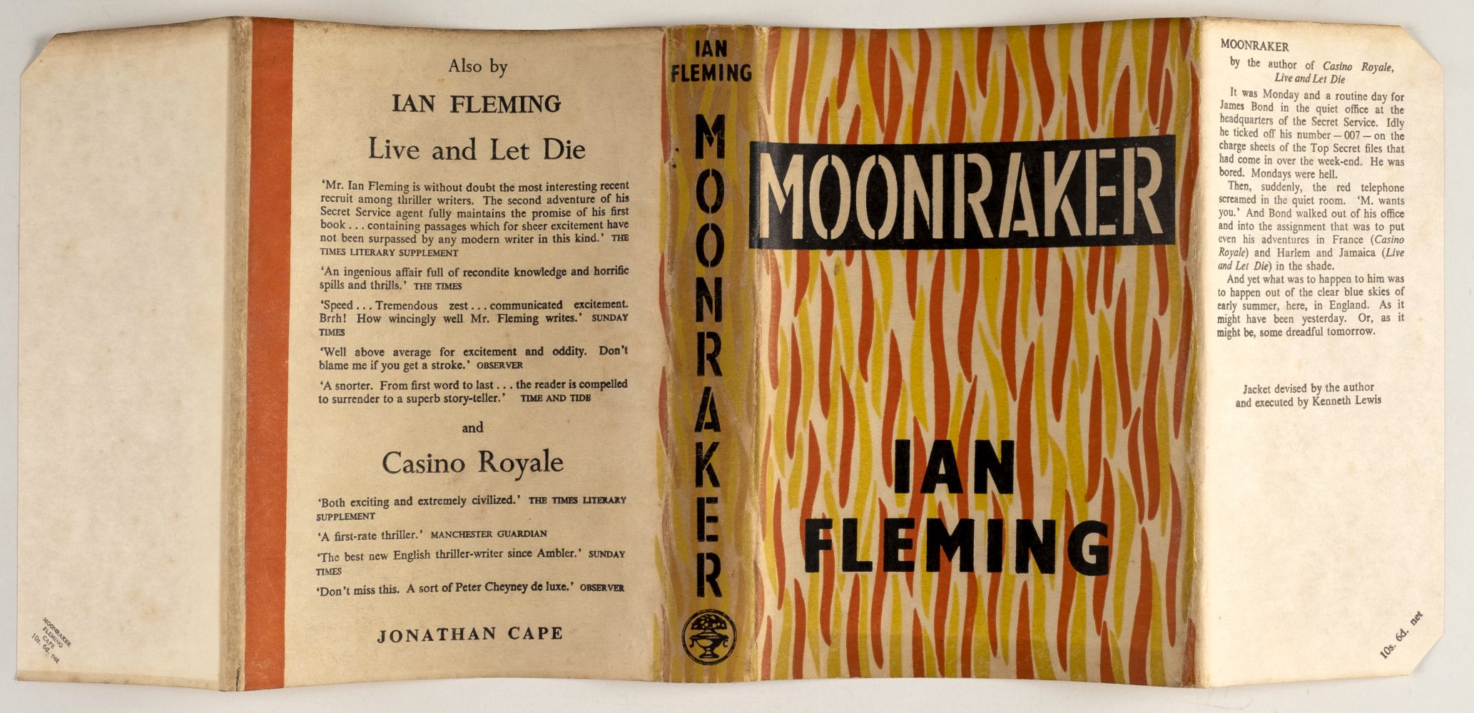 Lot 808 - Fleming (Ian). Moonraker, 1st edition, 1955