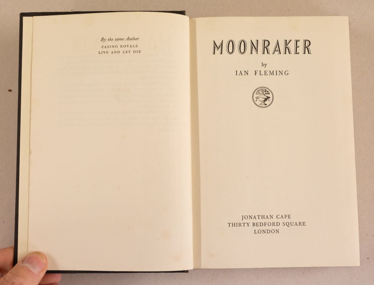 Lot 808 - Fleming (Ian). Moonraker, 1st edition, 1955