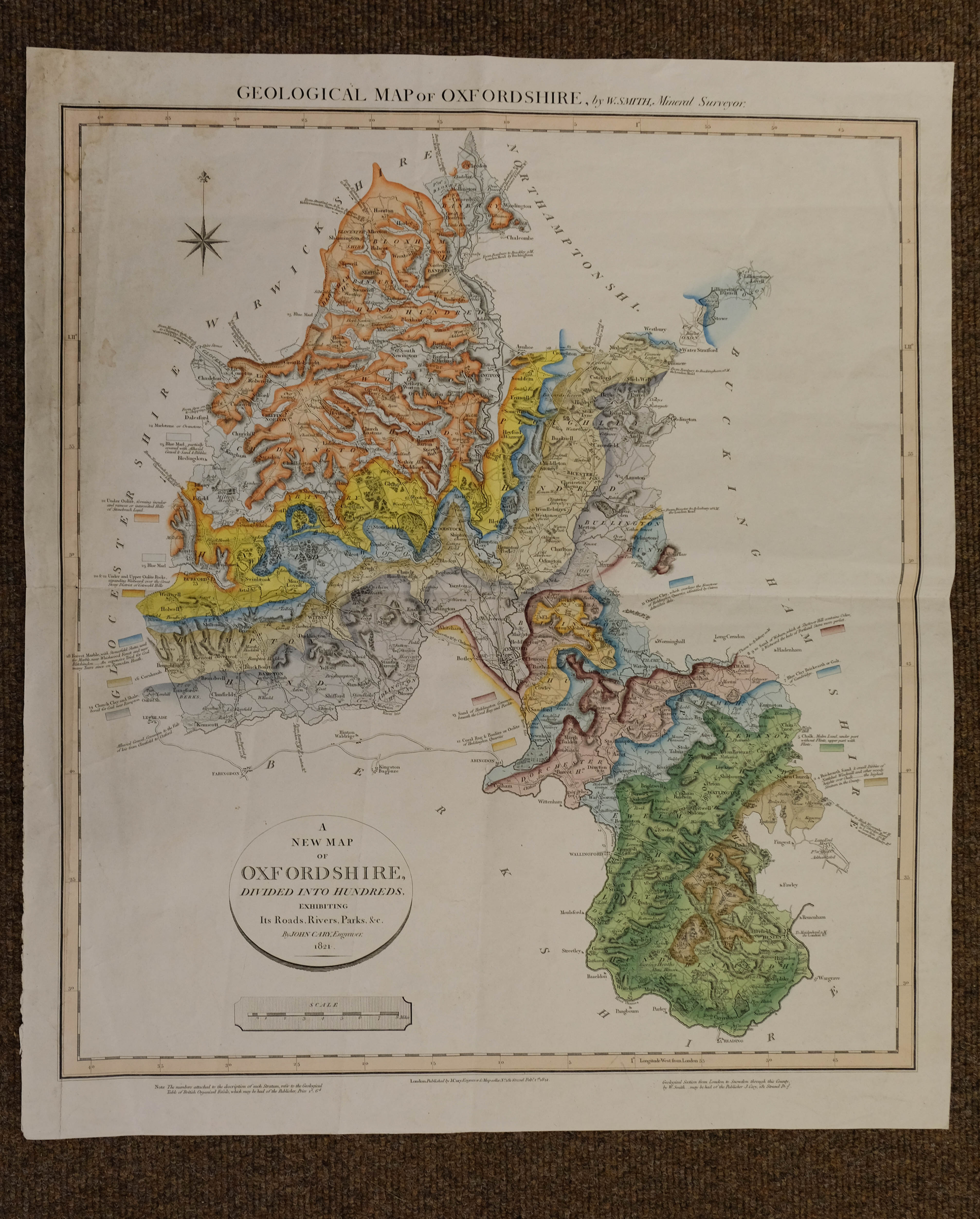 Lot 77 - Smith (William). Geological Map of