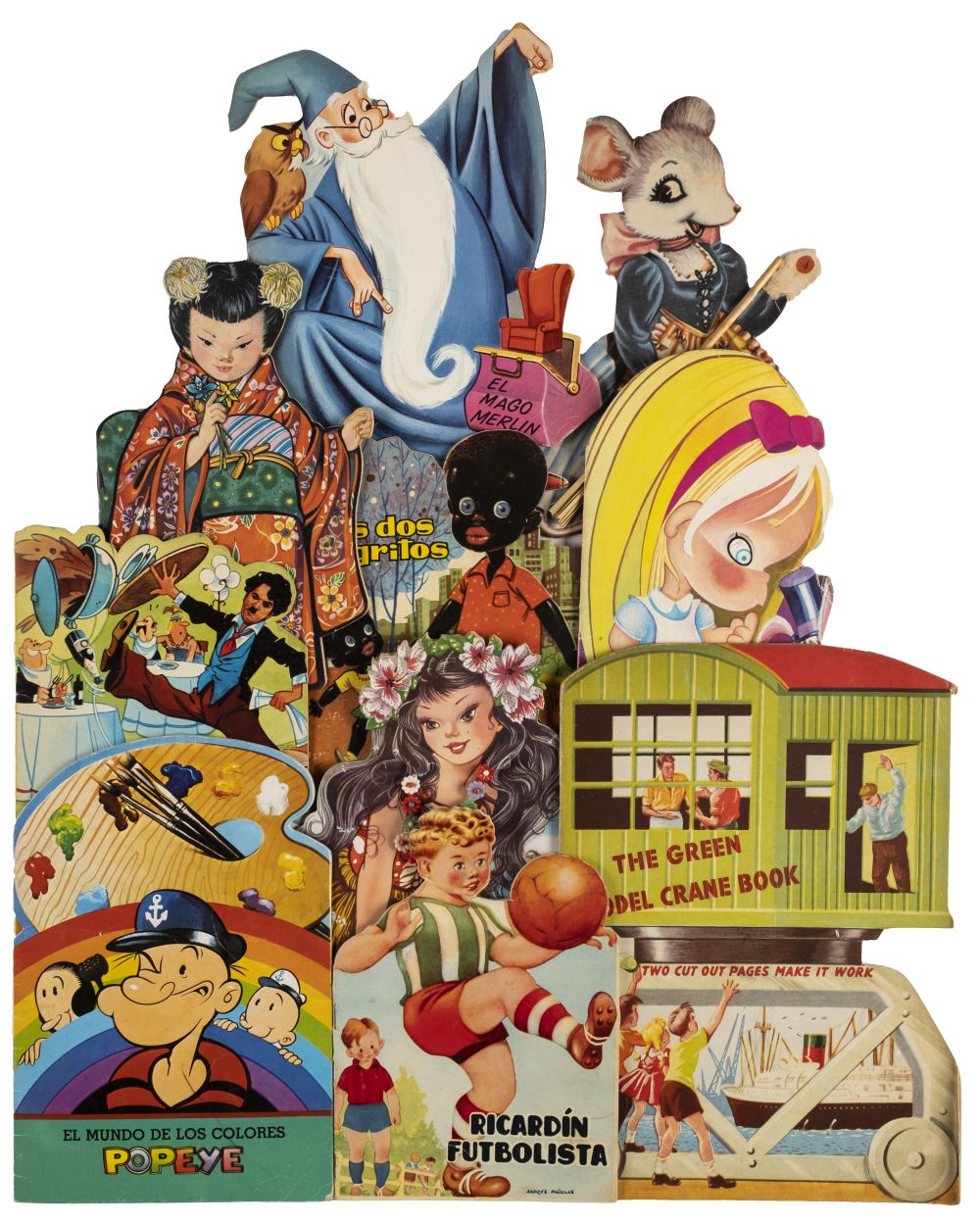 Lot 657 - Shaped books. A large collection of shaped