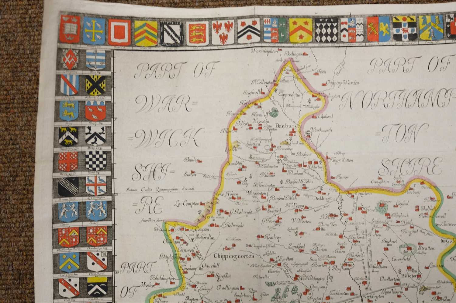 Lot 144 - Oxfordshire. Plot (Robert), The Map of