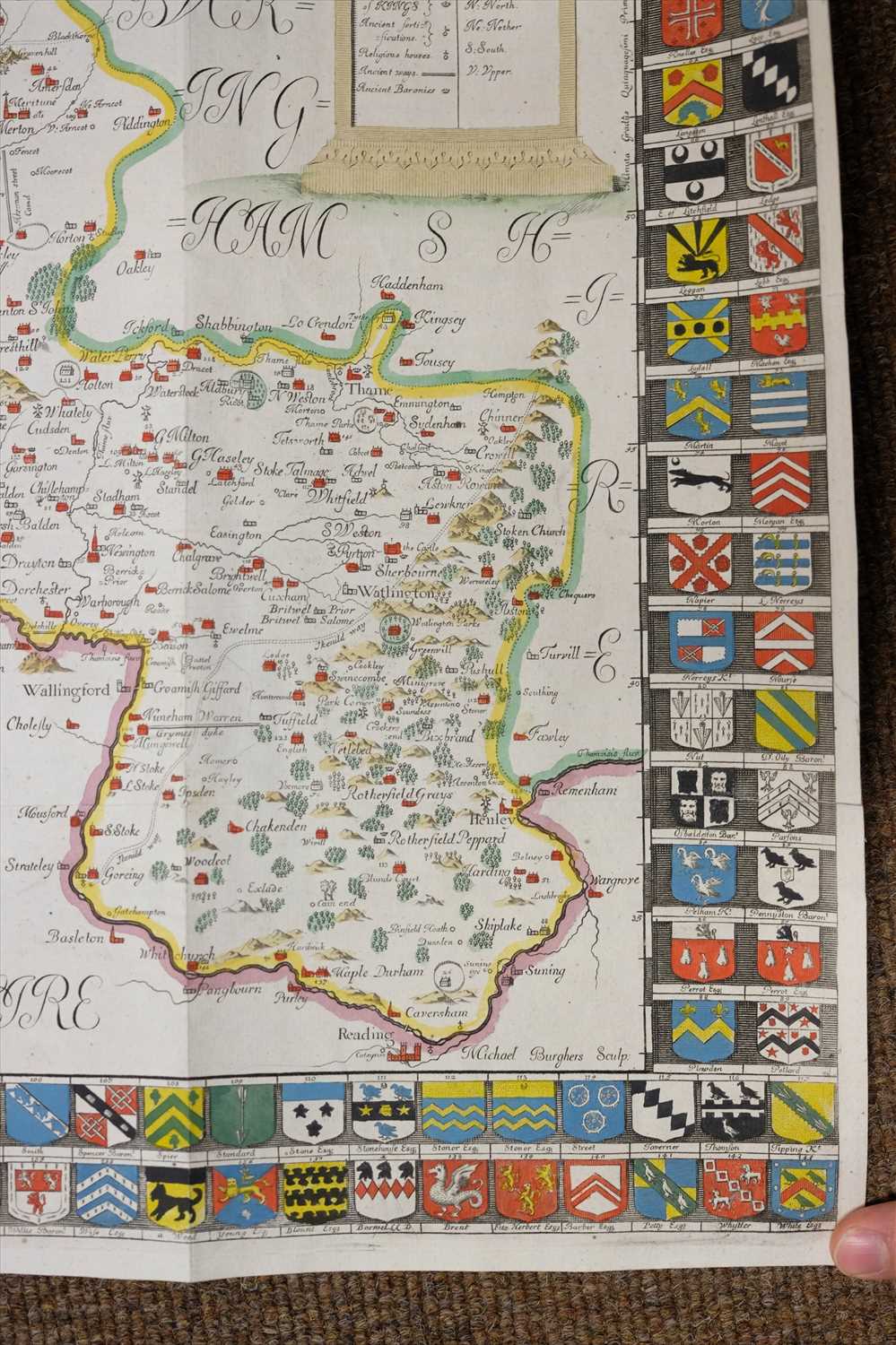 Lot 144 - Oxfordshire. Plot (Robert), The Map of