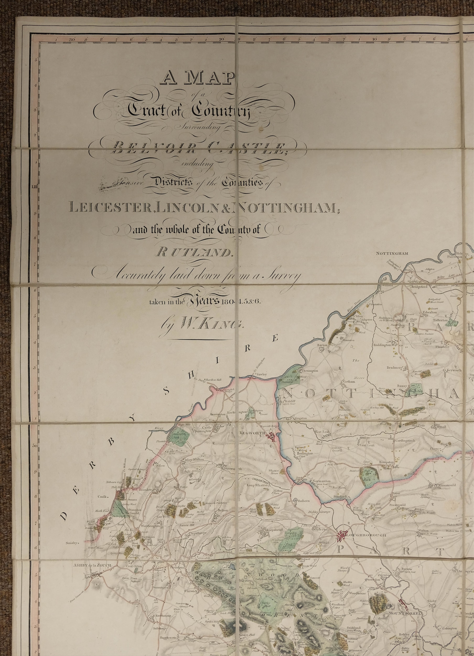 Lot 126 - King (William). A Map of a Tract of Country