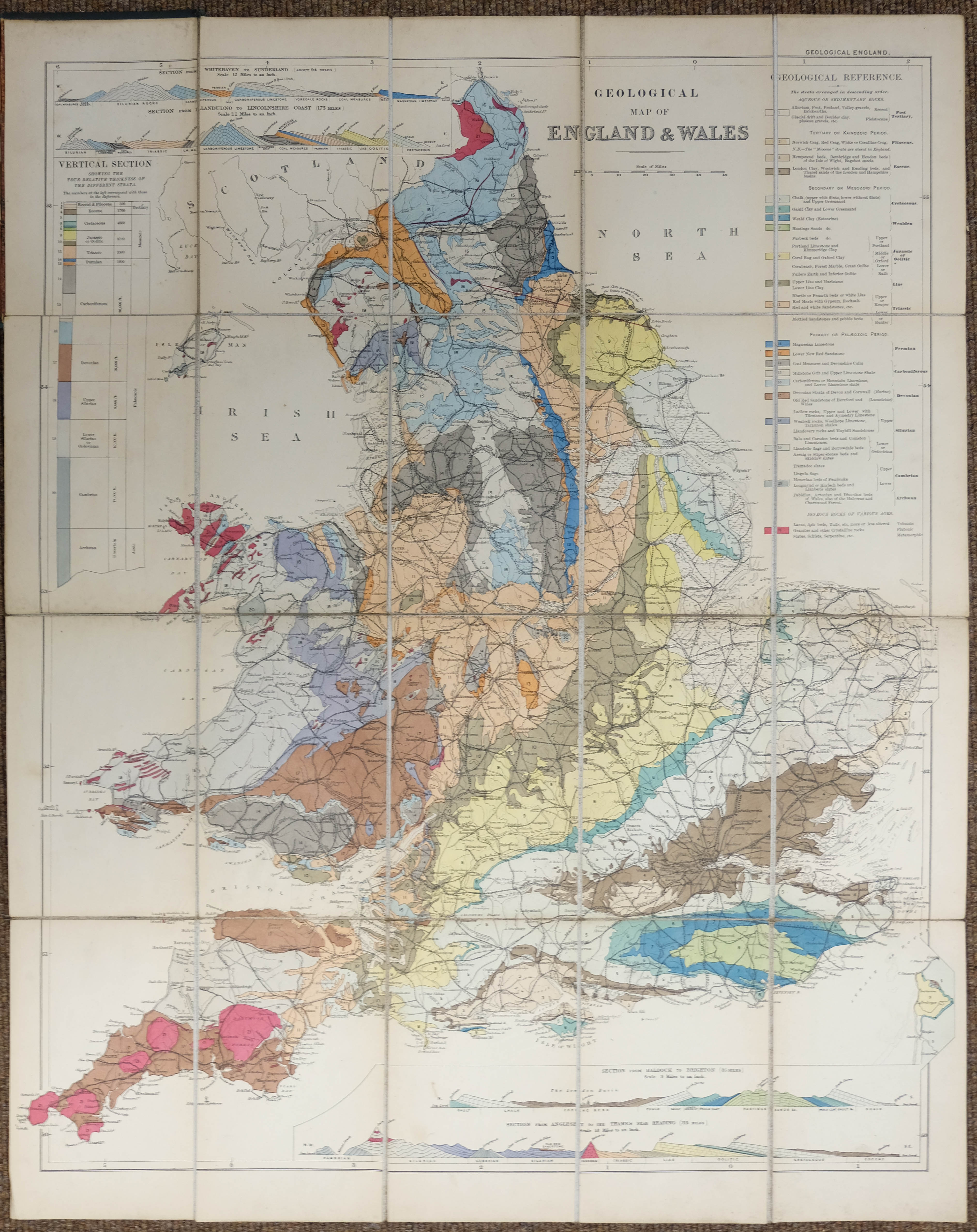 Lot 119 - Geological maps. Teall (J. J. H.),