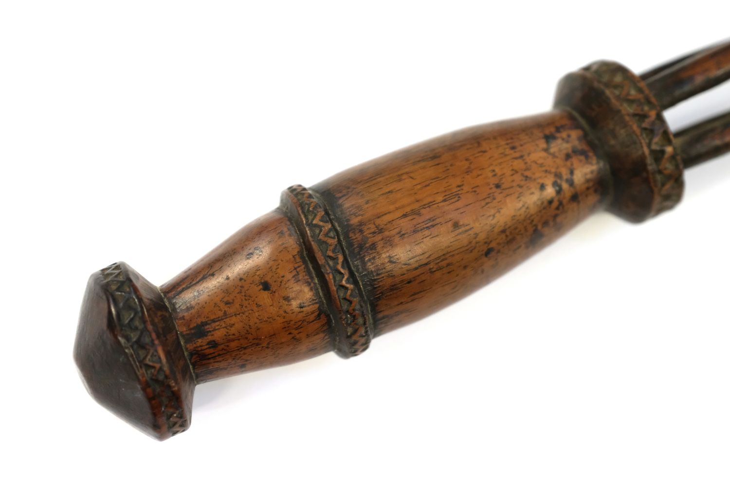 Lot 109 - Cannibal fork. A Fijian cannibal fork, late