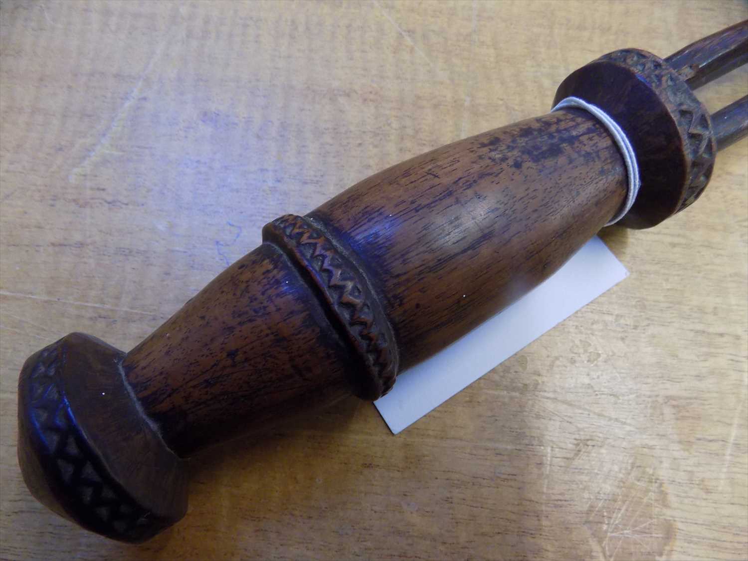 Lot 109 - Cannibal fork. A Fijian cannibal fork, late