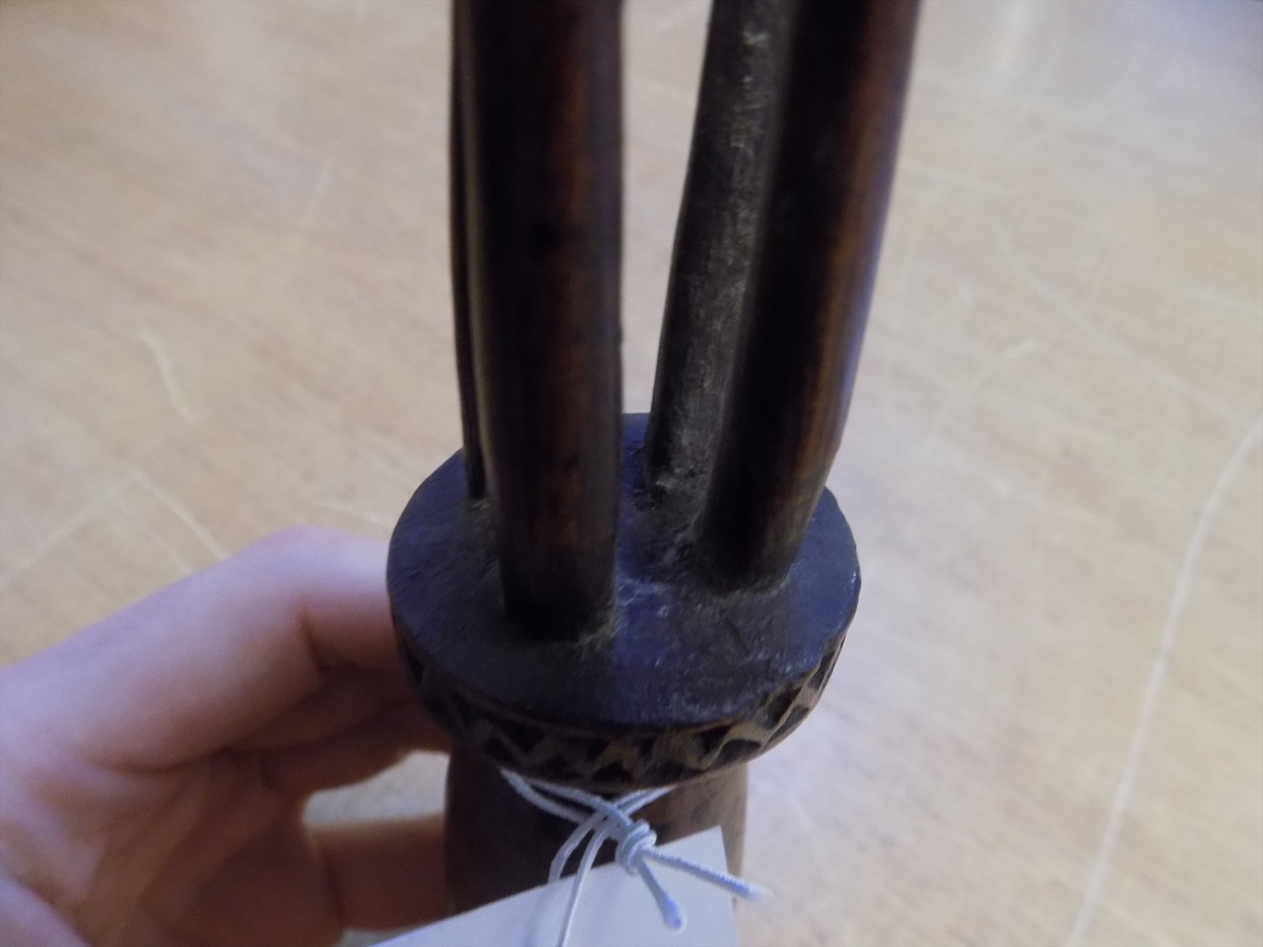 Lot 109 - Cannibal fork. A Fijian cannibal fork, late