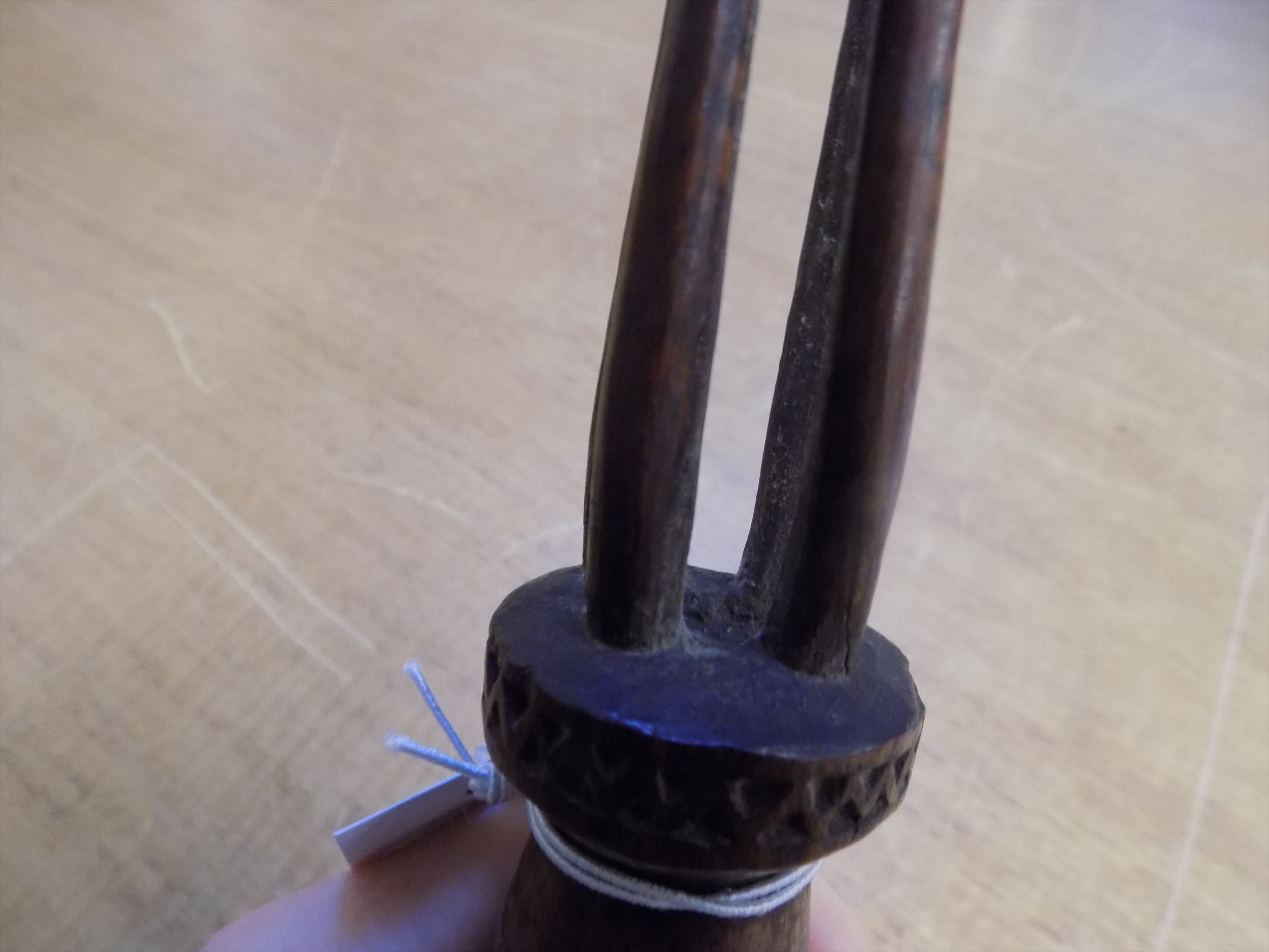 Lot 109 - Cannibal fork. A Fijian cannibal fork, late