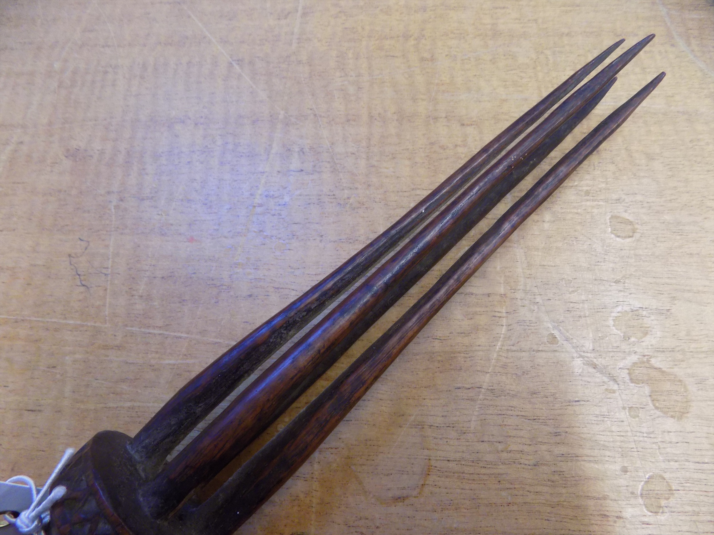 Lot 109 - Cannibal fork. A Fijian cannibal fork, late