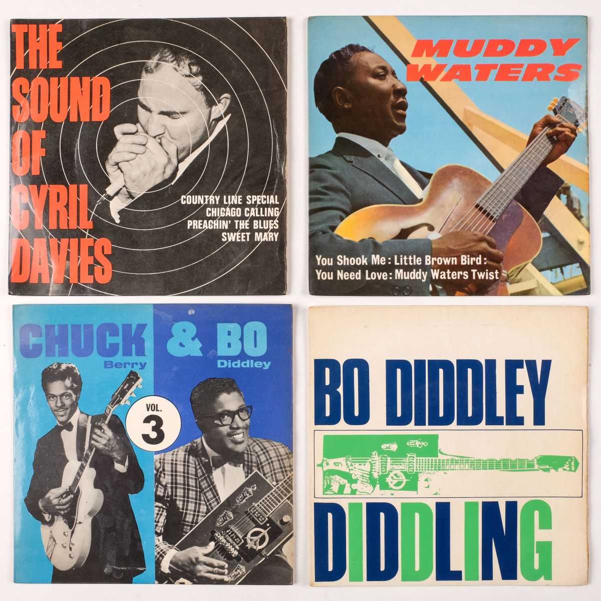 Lot 414 - Blues / R&B. Collection of 17 original blues