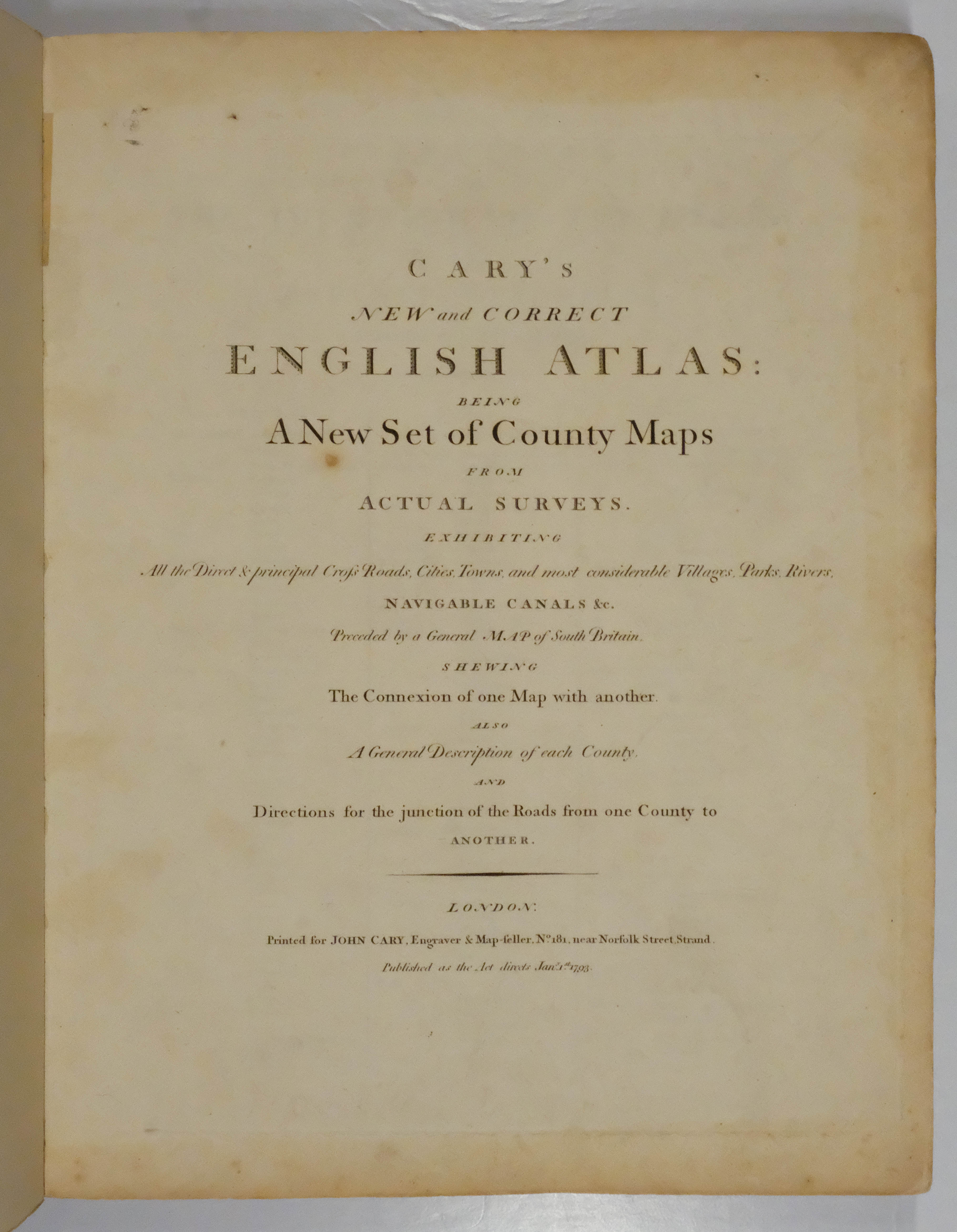 Lot 59 - Cary (John). Cary's New and Correct English