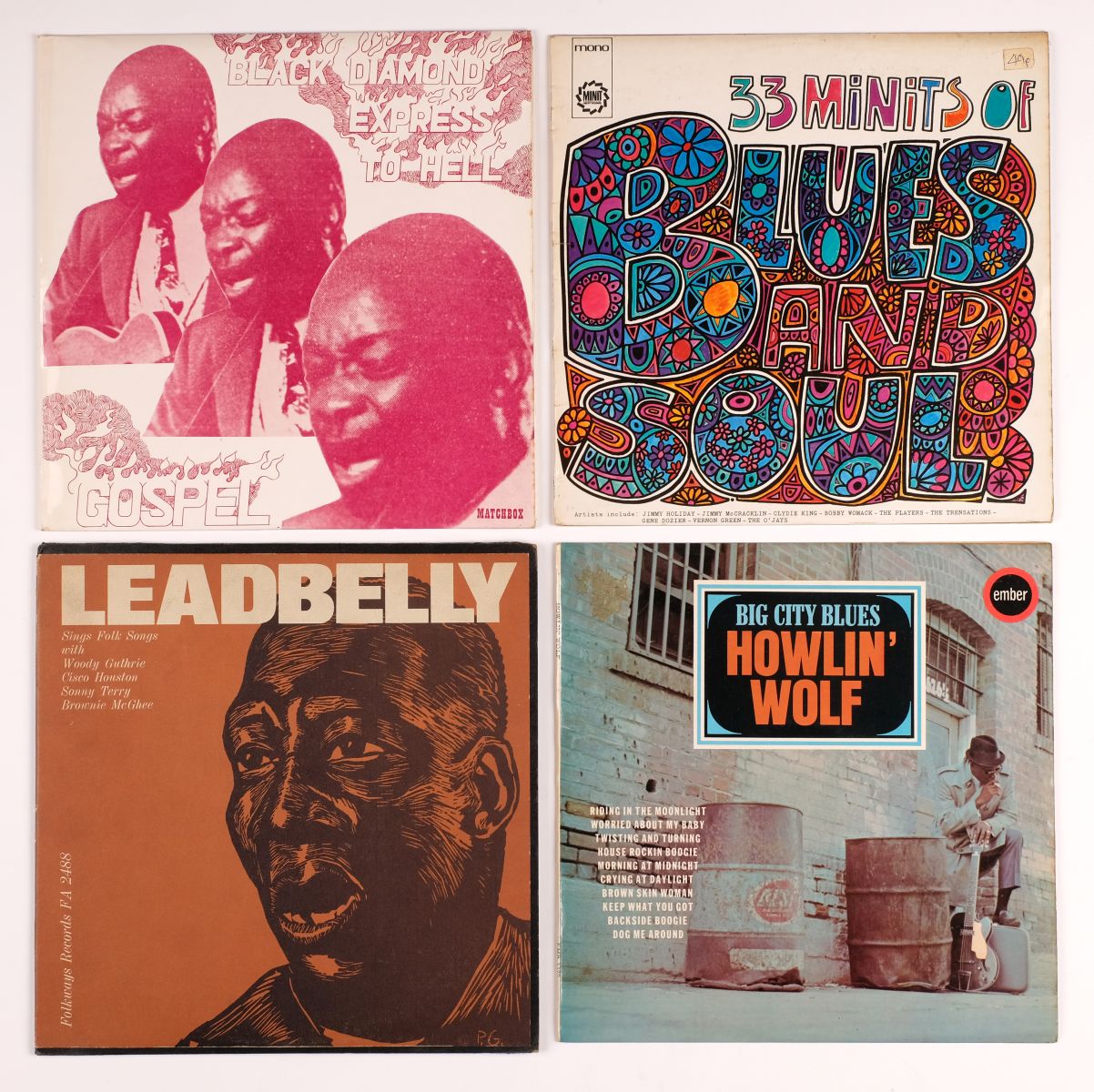 Lot 425 - Blues. Collection of 24 rare blues LPs,