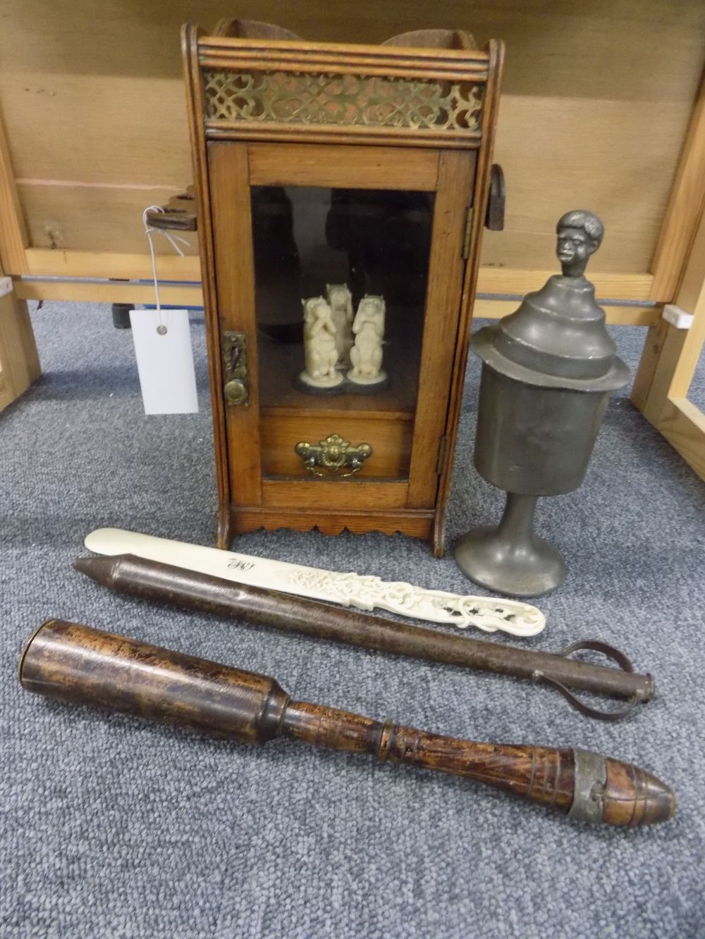 Lot 49 - Fishing Priest. An Edwardian fishing priest