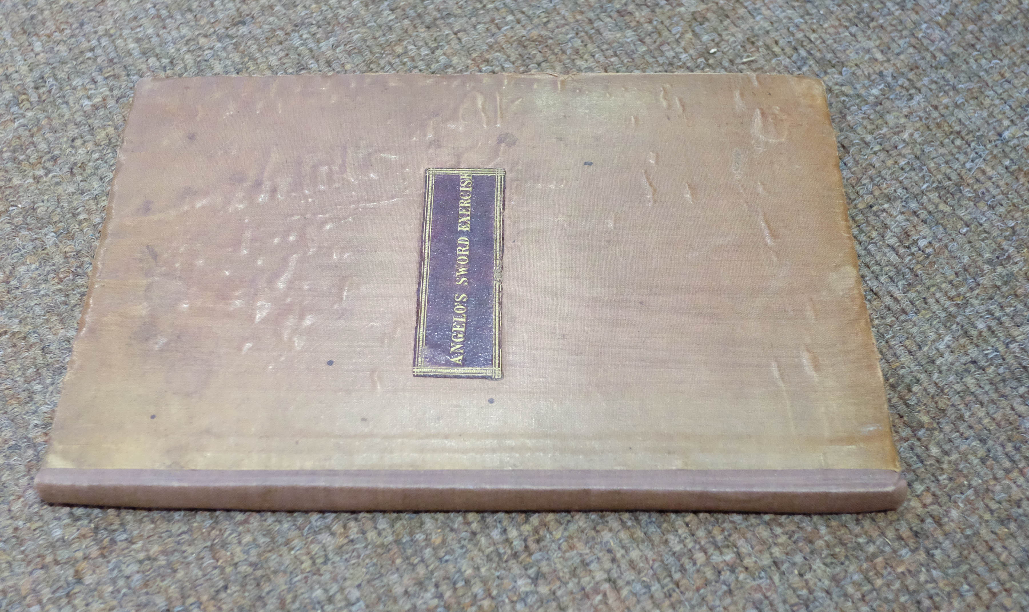 Lot 456 - Angelo (Henry). Instructions for the Sword