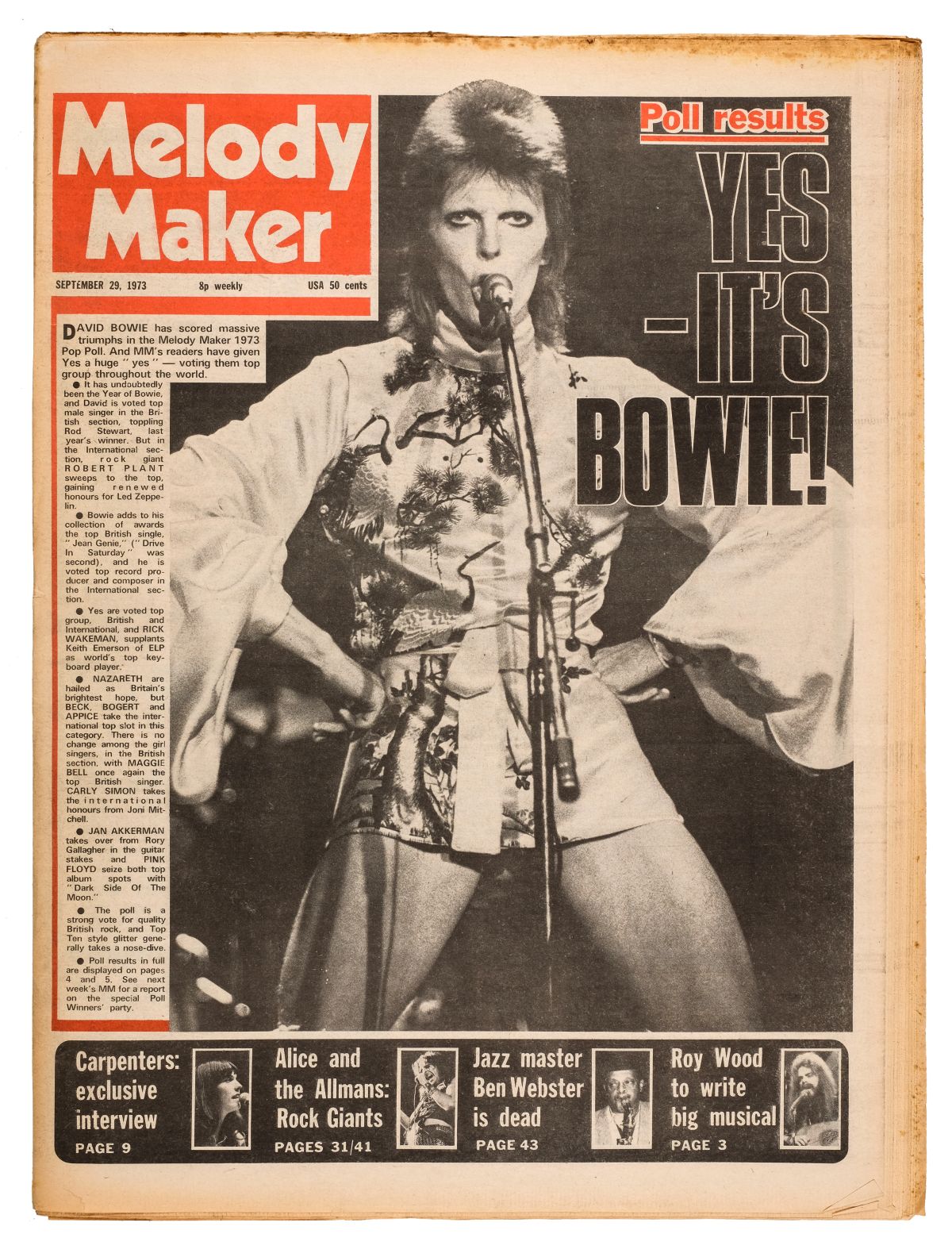 Lot 403 - Melody Maker. Large collection of vintage