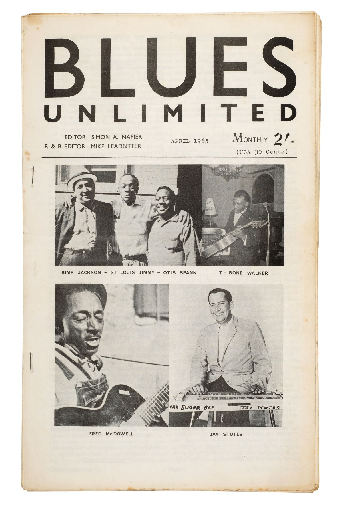 Lot 400 - Blues Unlimited. Collection of original