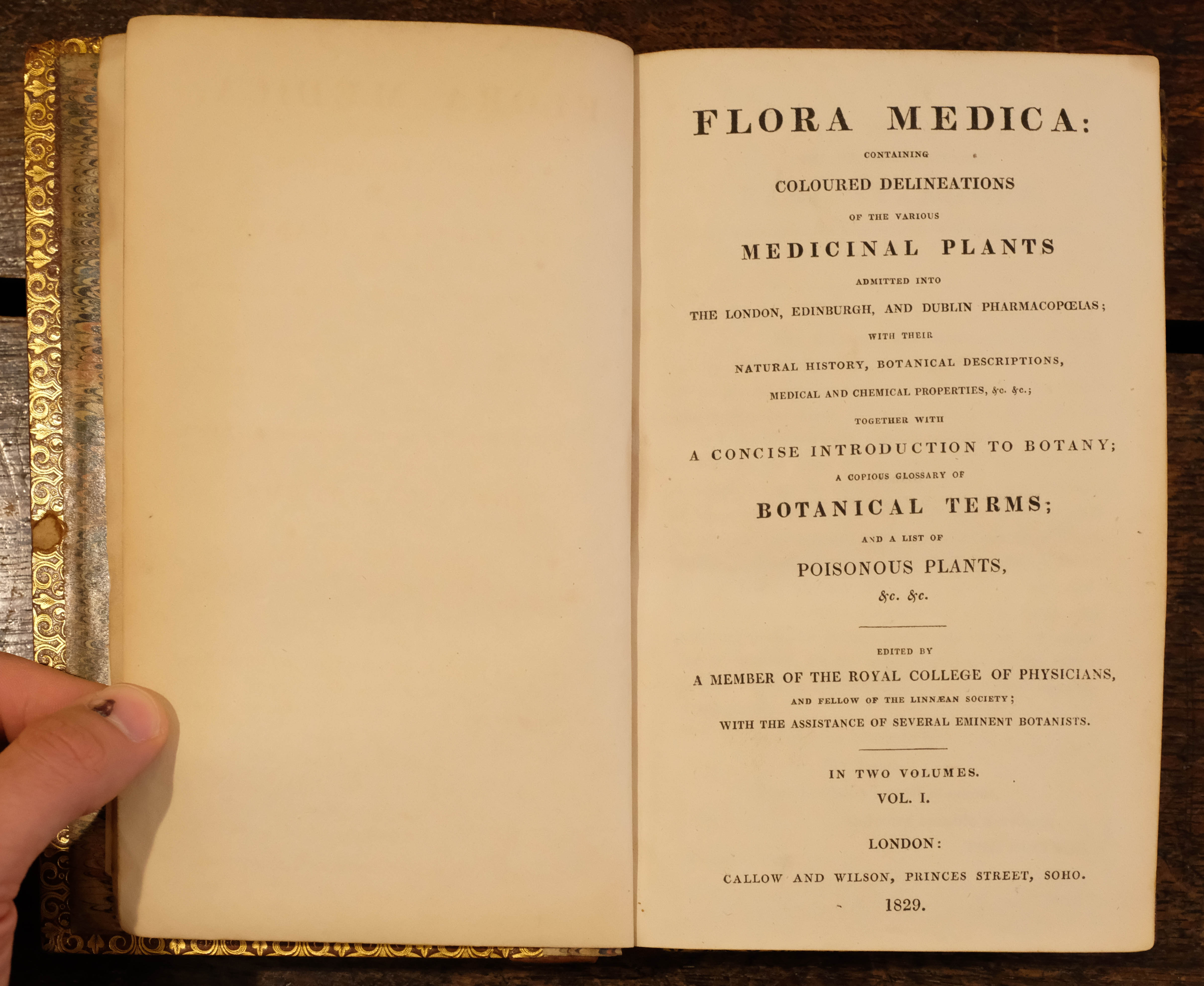 Lot 262 - Spratt (George). Flora Medica, 1st edition,