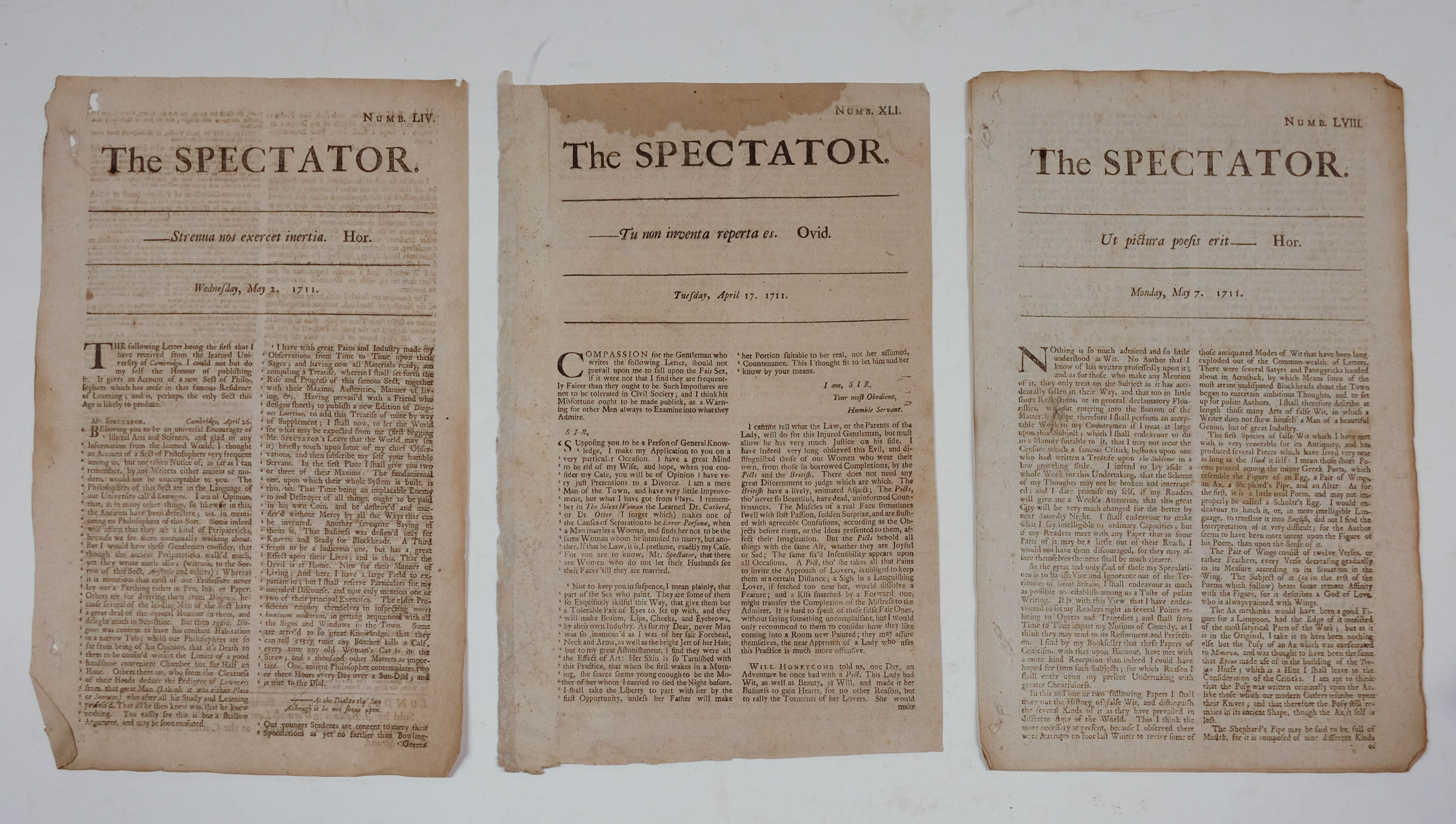 Lot 509 - Early English Newspapers and Periodicals.
