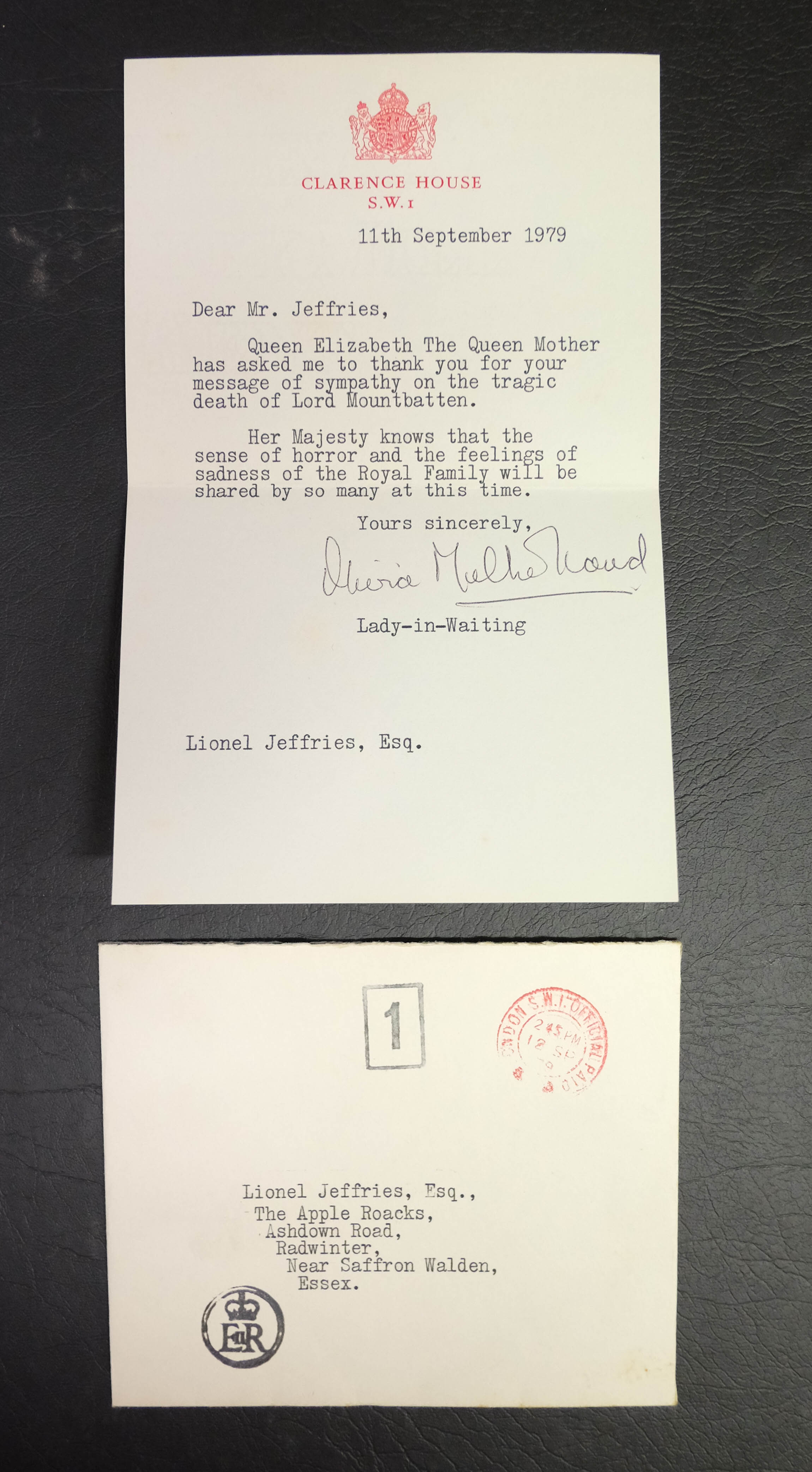 Lot 608 - Philip (Prince, Duke of Edinburgh, 1921-).