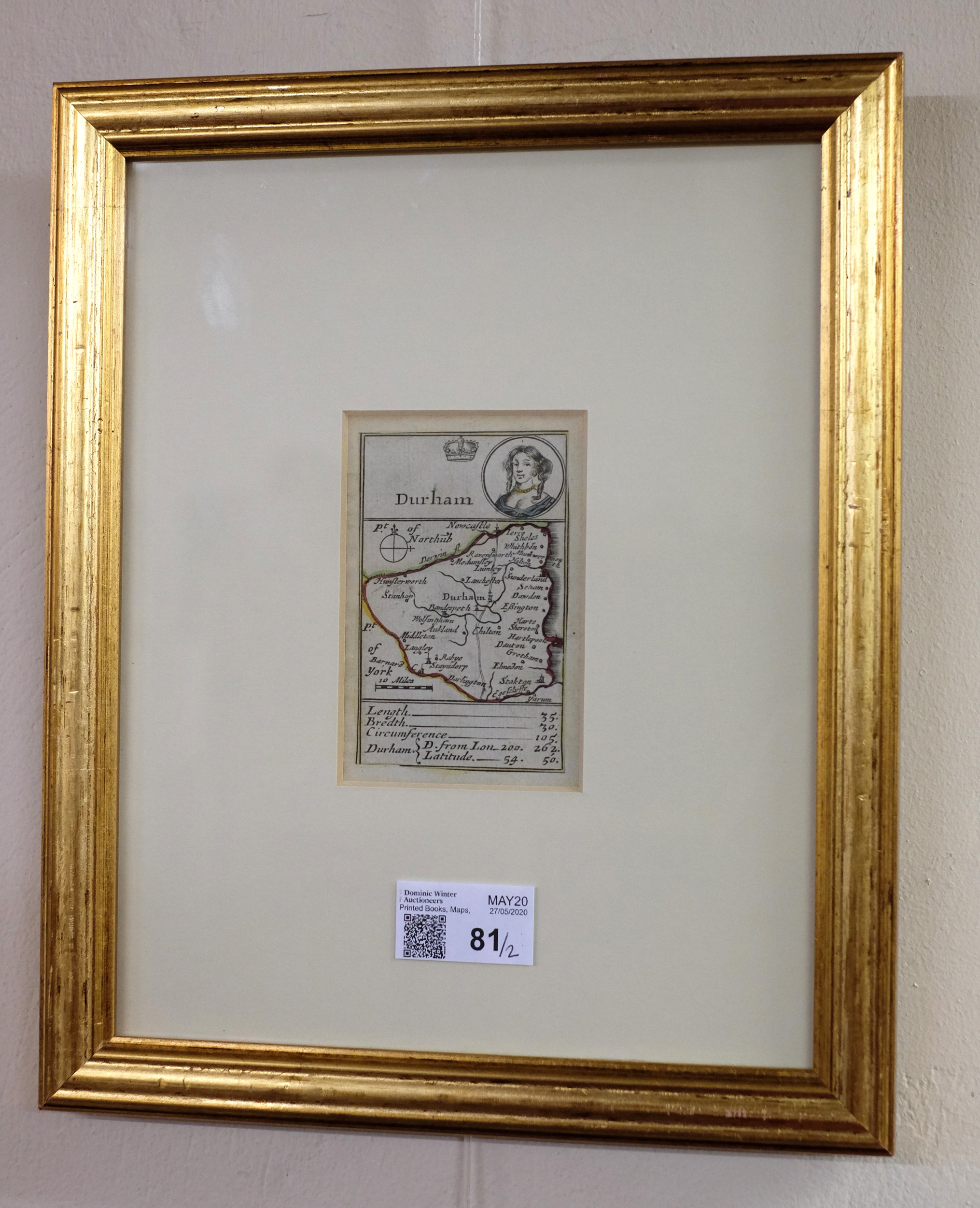 Lot 81 - Playing card maps. Morden (Robert), Somerset