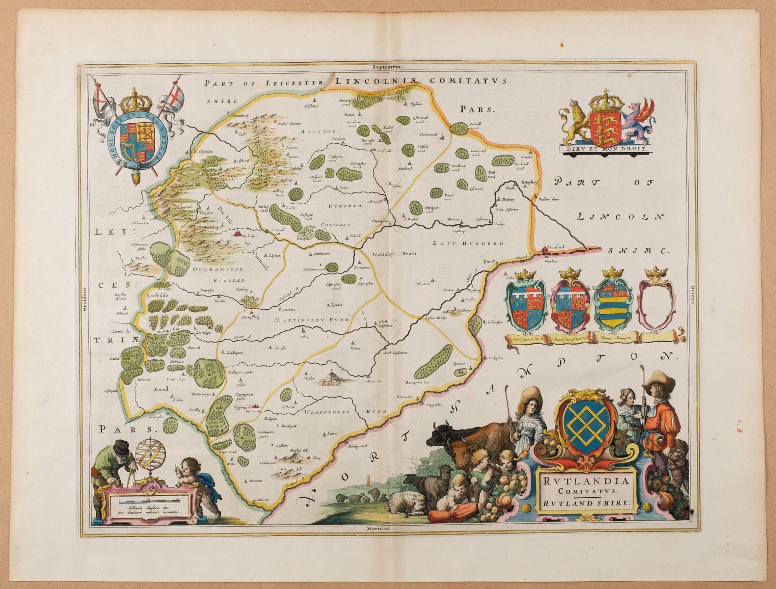 Lot 61 - Midland counties. Blaeu (Johannes),