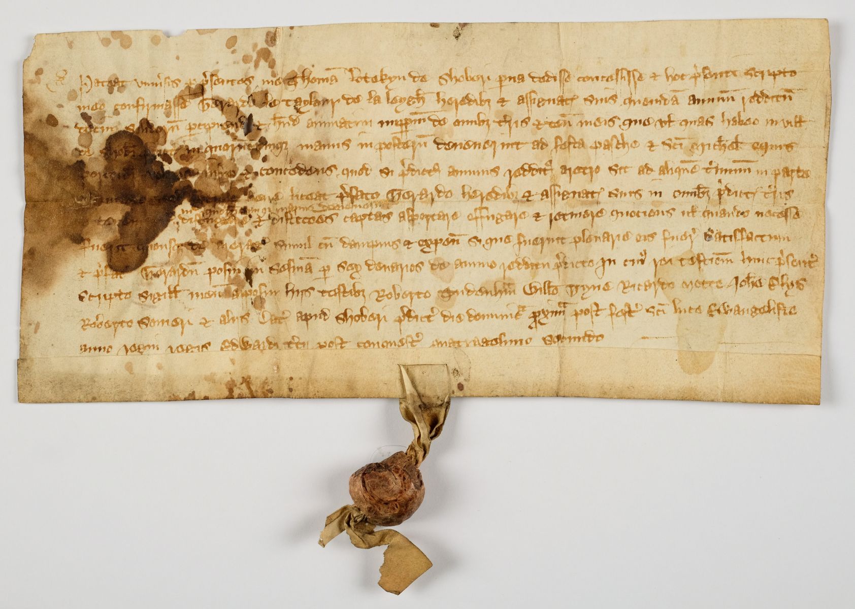 Lot 649 - Medieval Deeds: Essex, 1343 & 1368