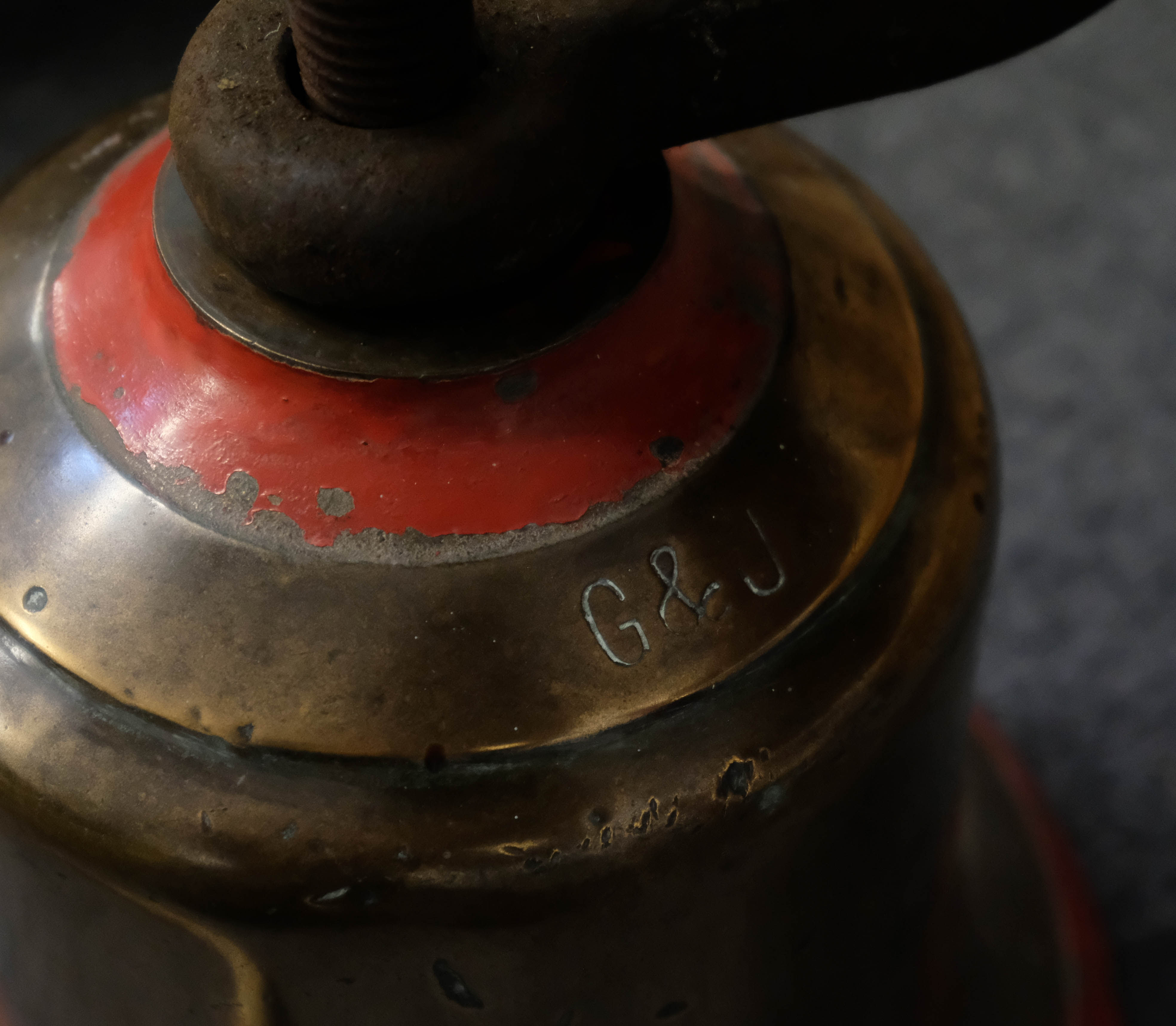 Lot 102 - Scramble Bell. A large WWII RAF bronze