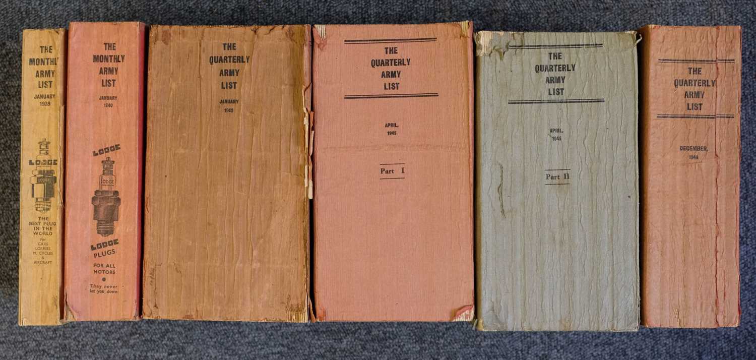 Lot 790 - Army Lists. The Monthly Army List, January