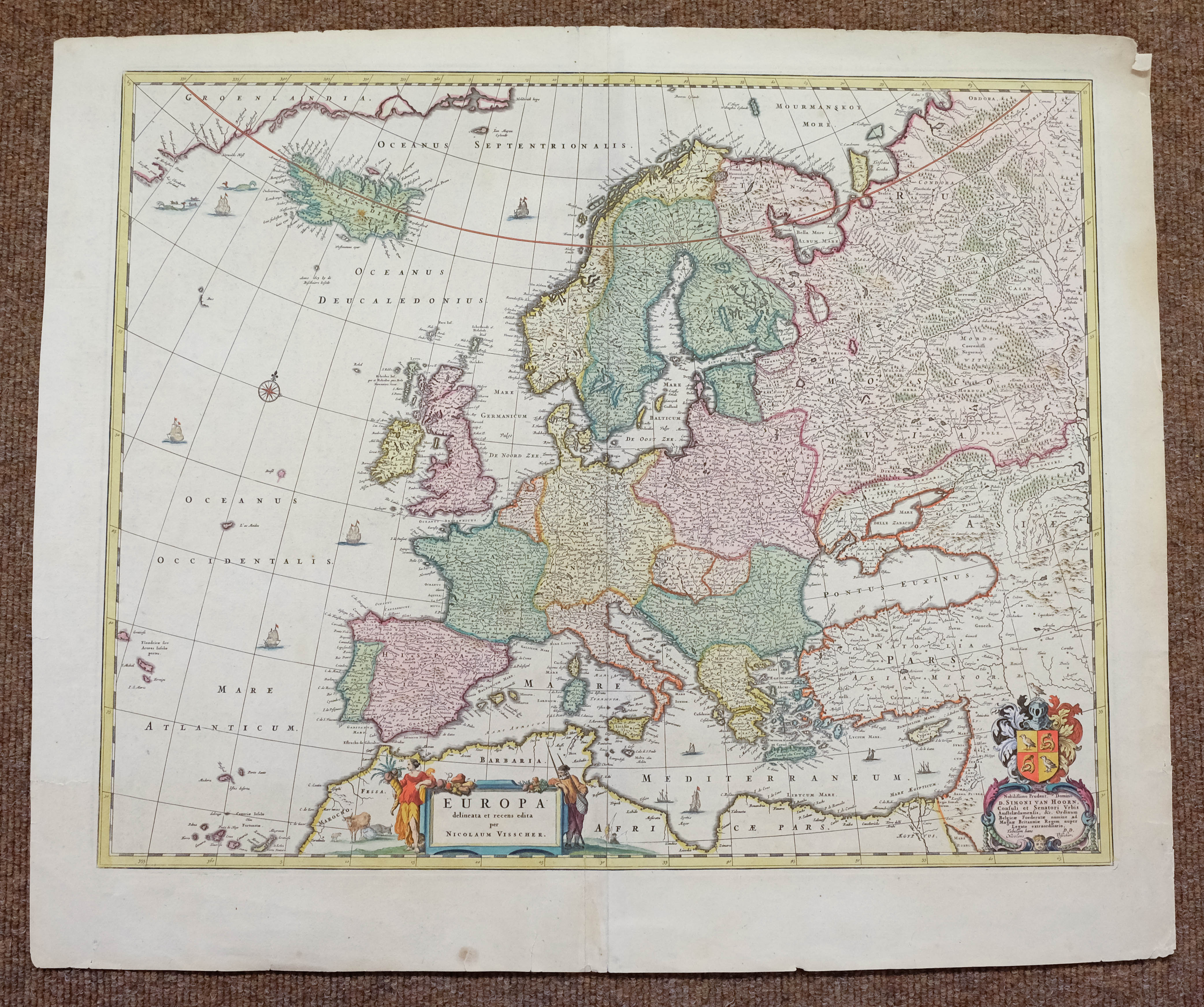 Lot 147 - Europe. Visscher (Nicholas), Europa
