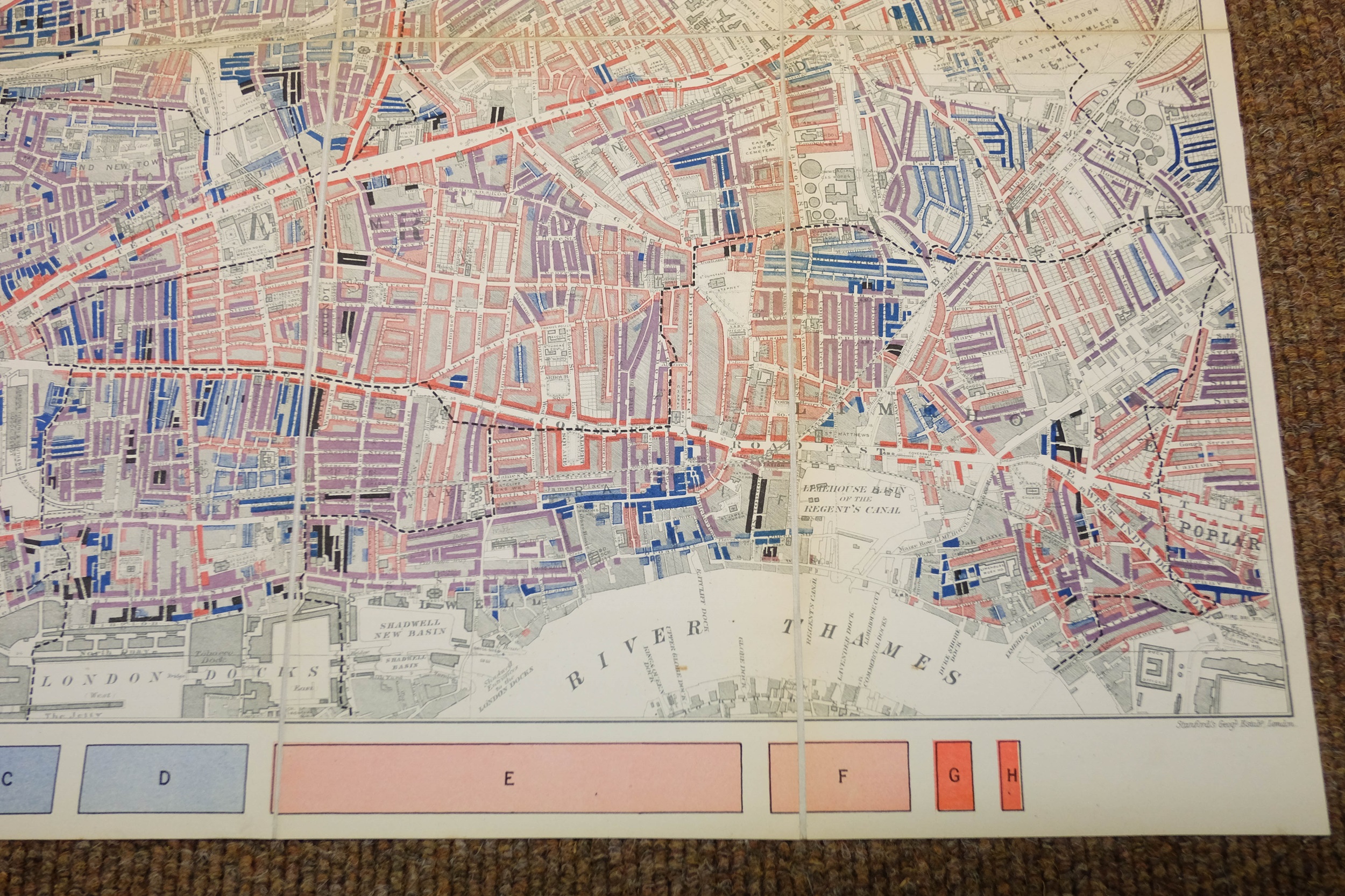 Lot 94 - Booth (Charles). Descriptive Map of East End