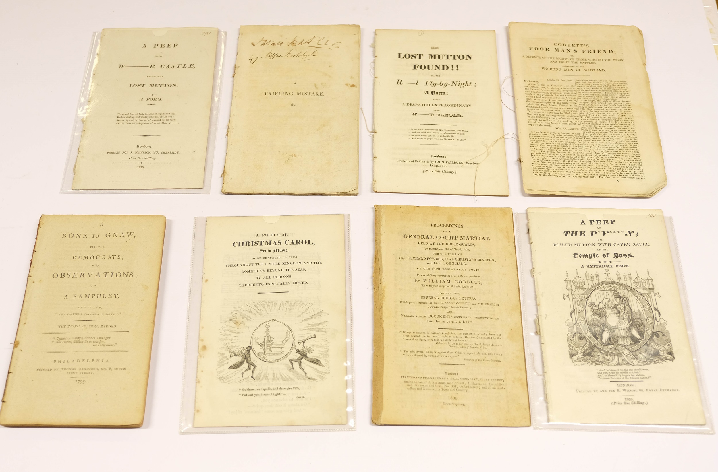 Lot 244 - Pamphlets. A collection of 17 pamphlets,